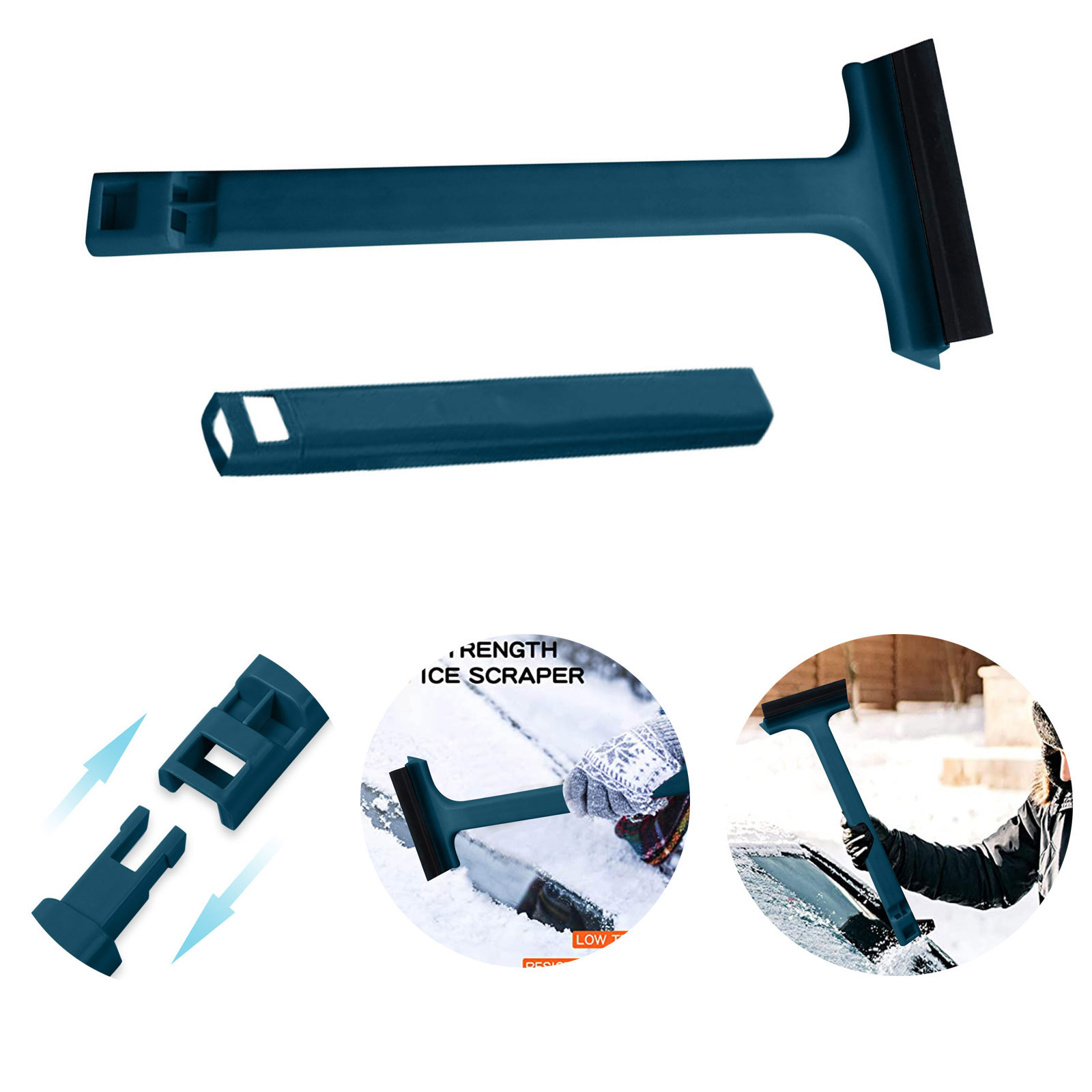 Lenbest Snow Brush For Car Removable Snow Plow Car Glass Snow Scraper ...