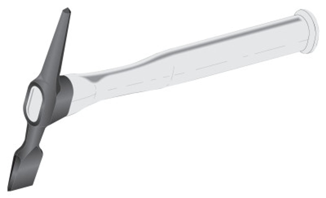 Lenco Chipping Hammer, 10 in, 16-oz. Head, Chisel and Pick, LHW-1, Wood ...