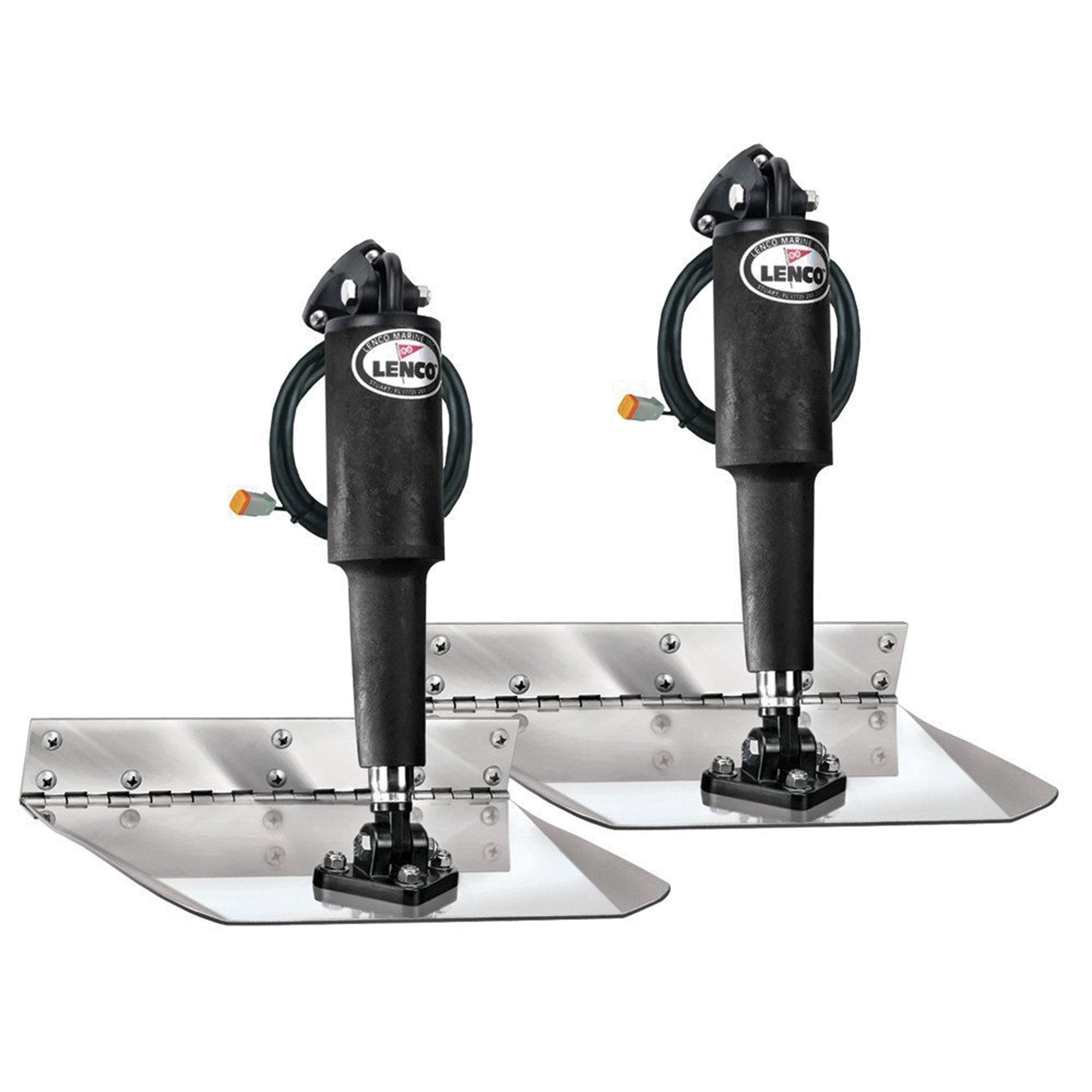Lenco Marine 15113-101 Electric Edge Mount Electro Polished Trim Tab ...