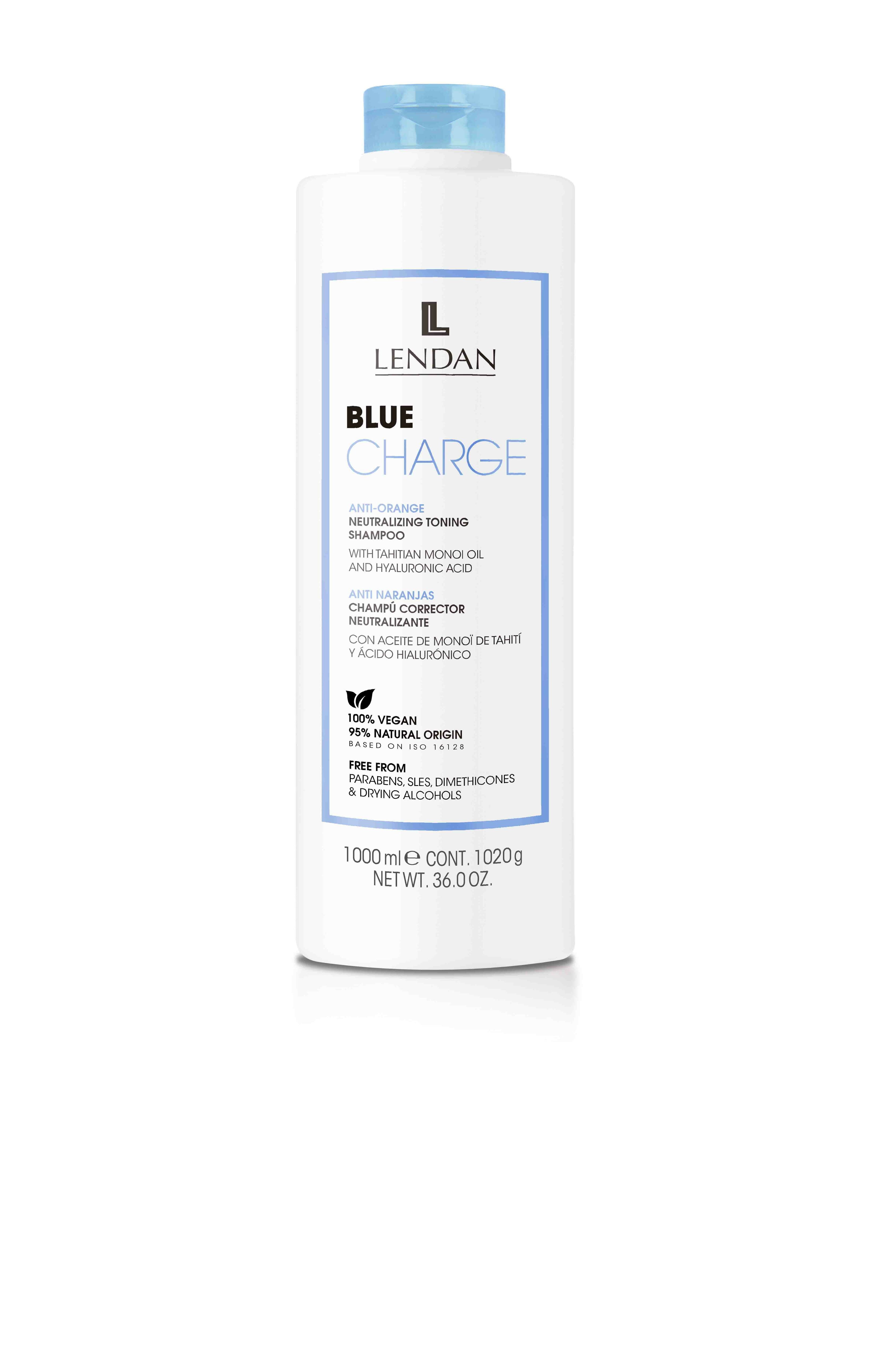Lendan - Blue Charge Neutralizing Toning Shampoo - 1000 ml - With Blue ...