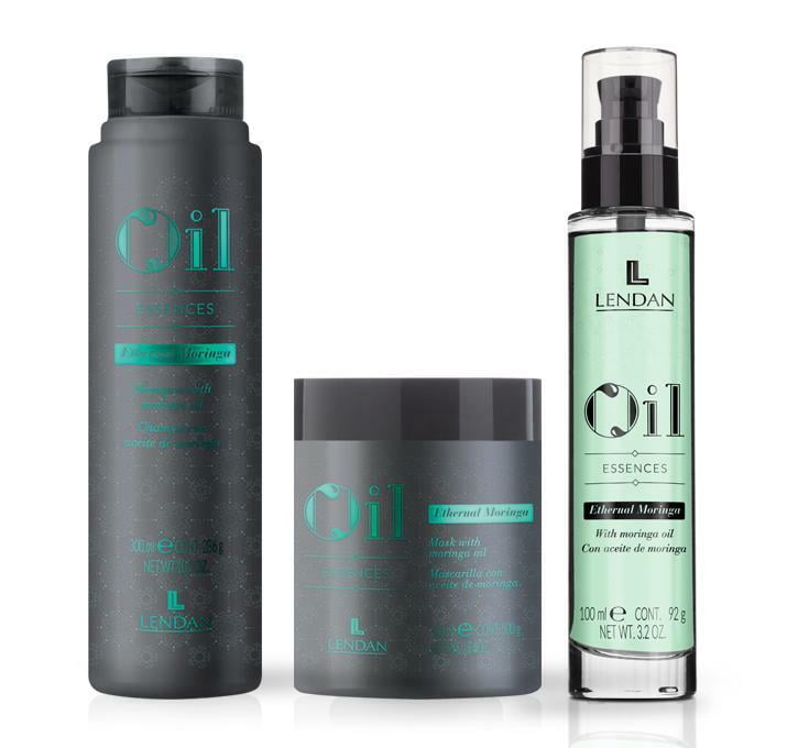 Lendan Ethernal Moringa Kit - Shampoo 1000 ml + Oil 100 ml + Mask 500 ...