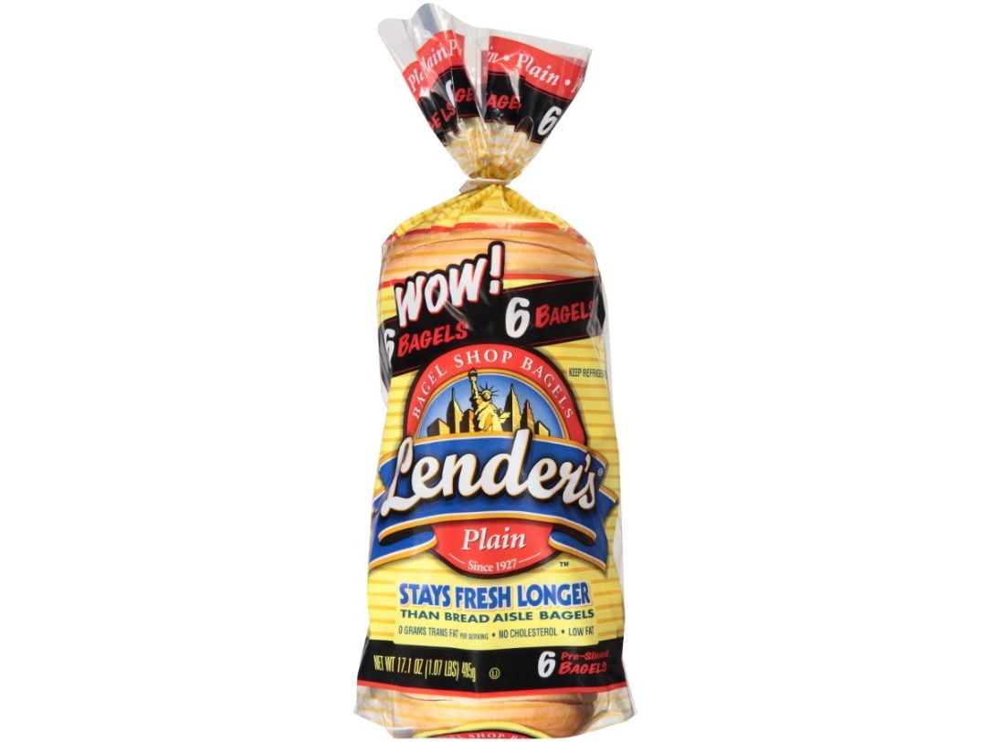 Lender's Pinnacle Frozen Retail Lender's, Plain Bagel 17.1oz (PACK OF ...