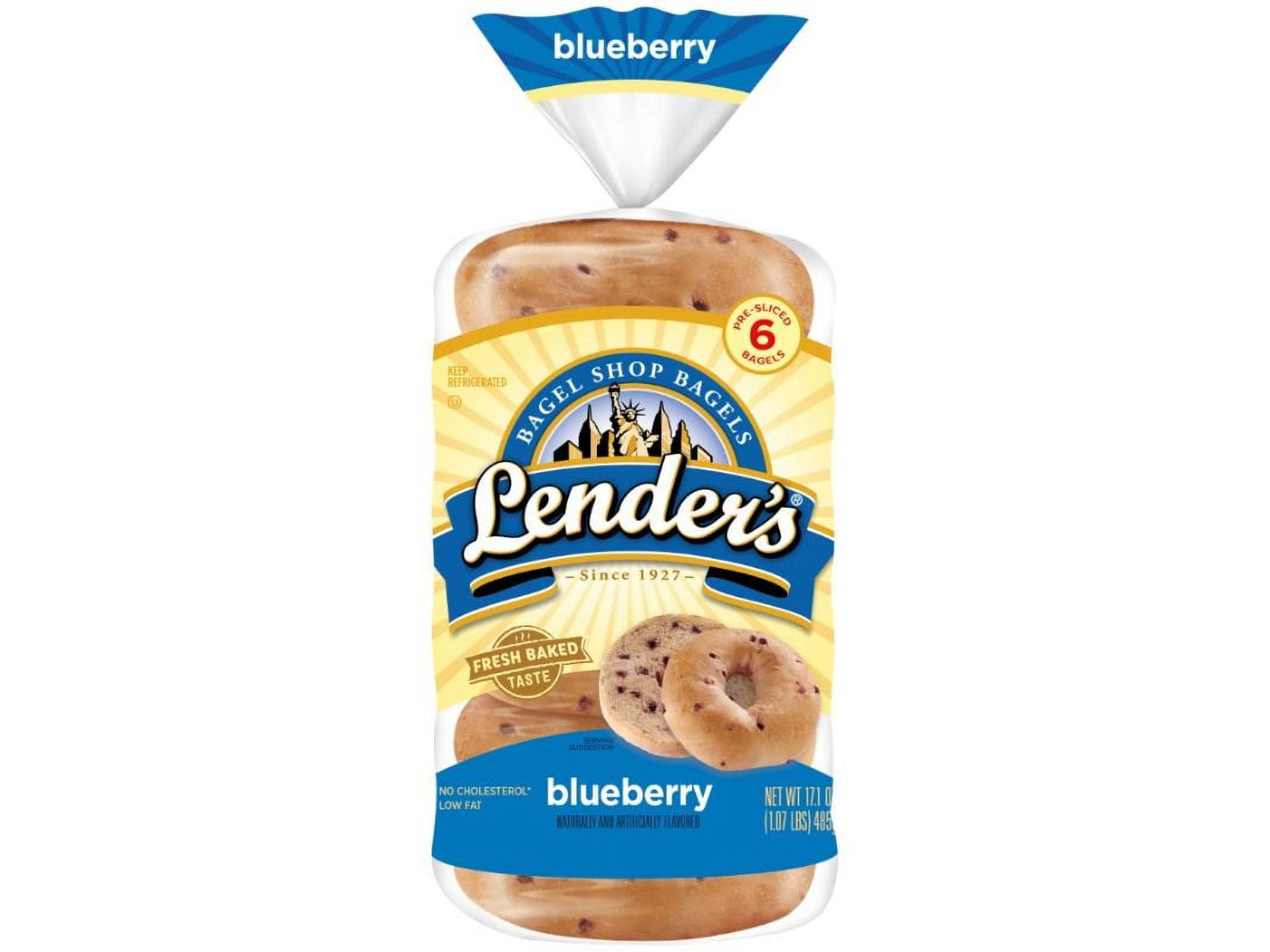 Lender's Pinnacle Frozen Retail Lenders Blueberry Bagels 17.1oz (PACK ...