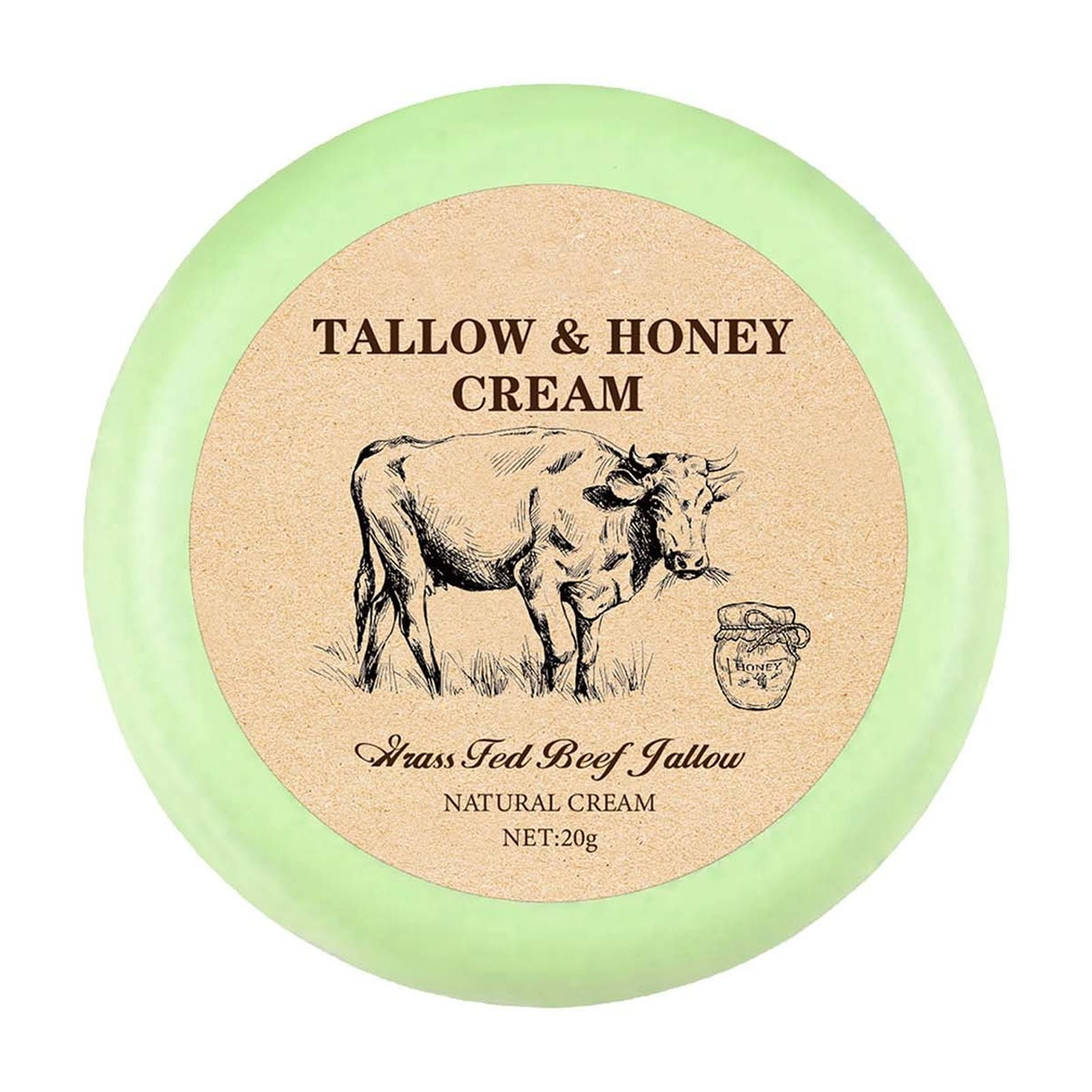 Lenkho Deals Beef Tallow for Skin, Tallow and Honey Balm,Organic Face ...