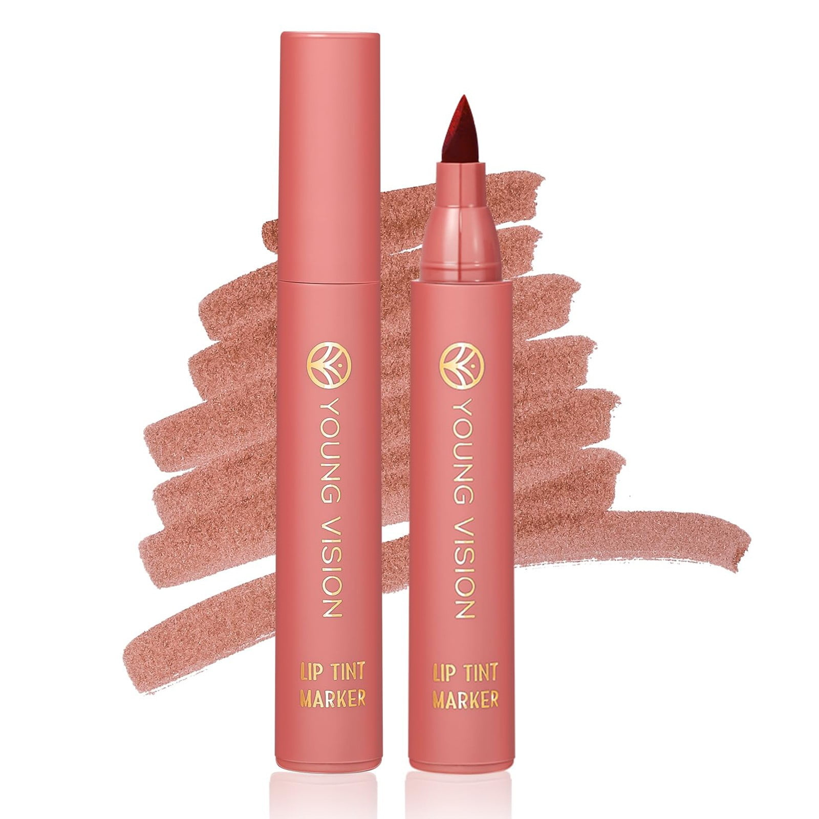 Lenkho Deals Lip Tint Marker,Liquid Lip Stain Tint, Nude Matte Shaded ...