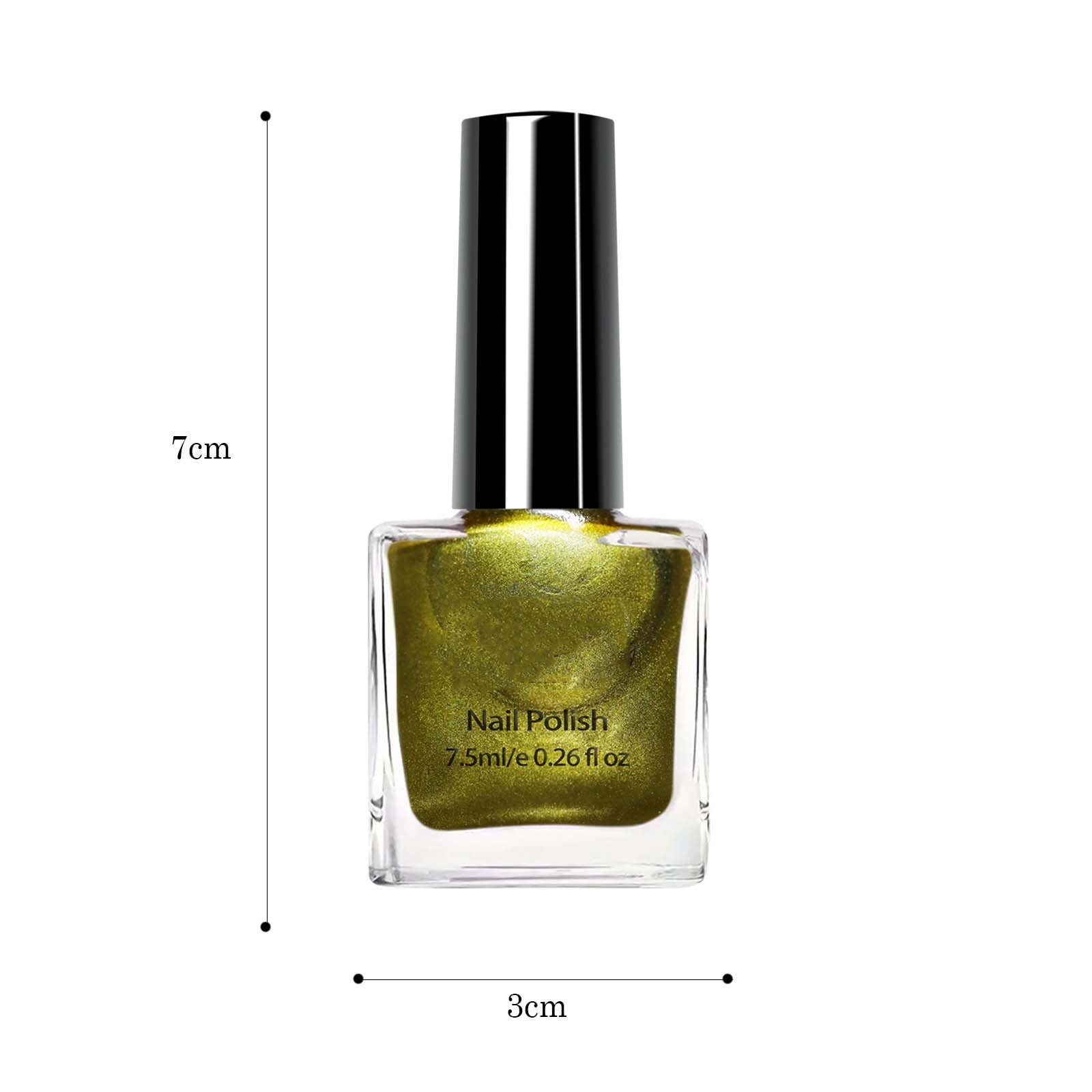 Lenkho Deals Nail Polish Holographic,No Wipe Clear Top Coat Gel Nail ...