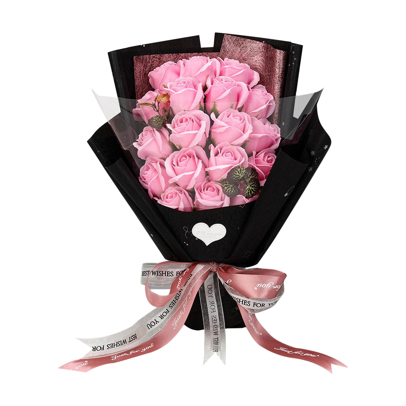 Lenkho Roses Bouquet Fake Artificial Flower Preserved Flowers For Her ...