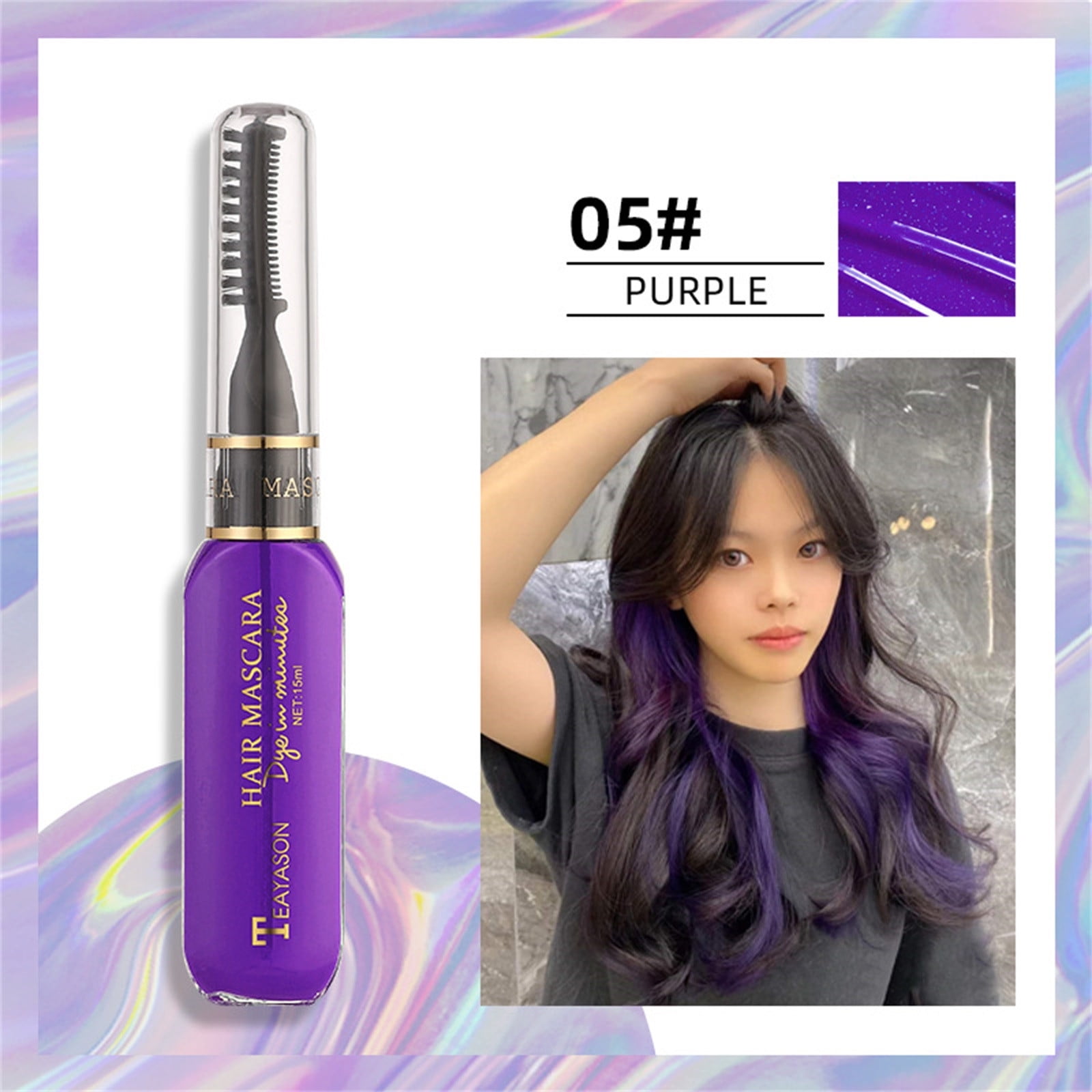 Lenkho Sales Disposable Hair Agent One- Rendering Mascara Multi-color ...