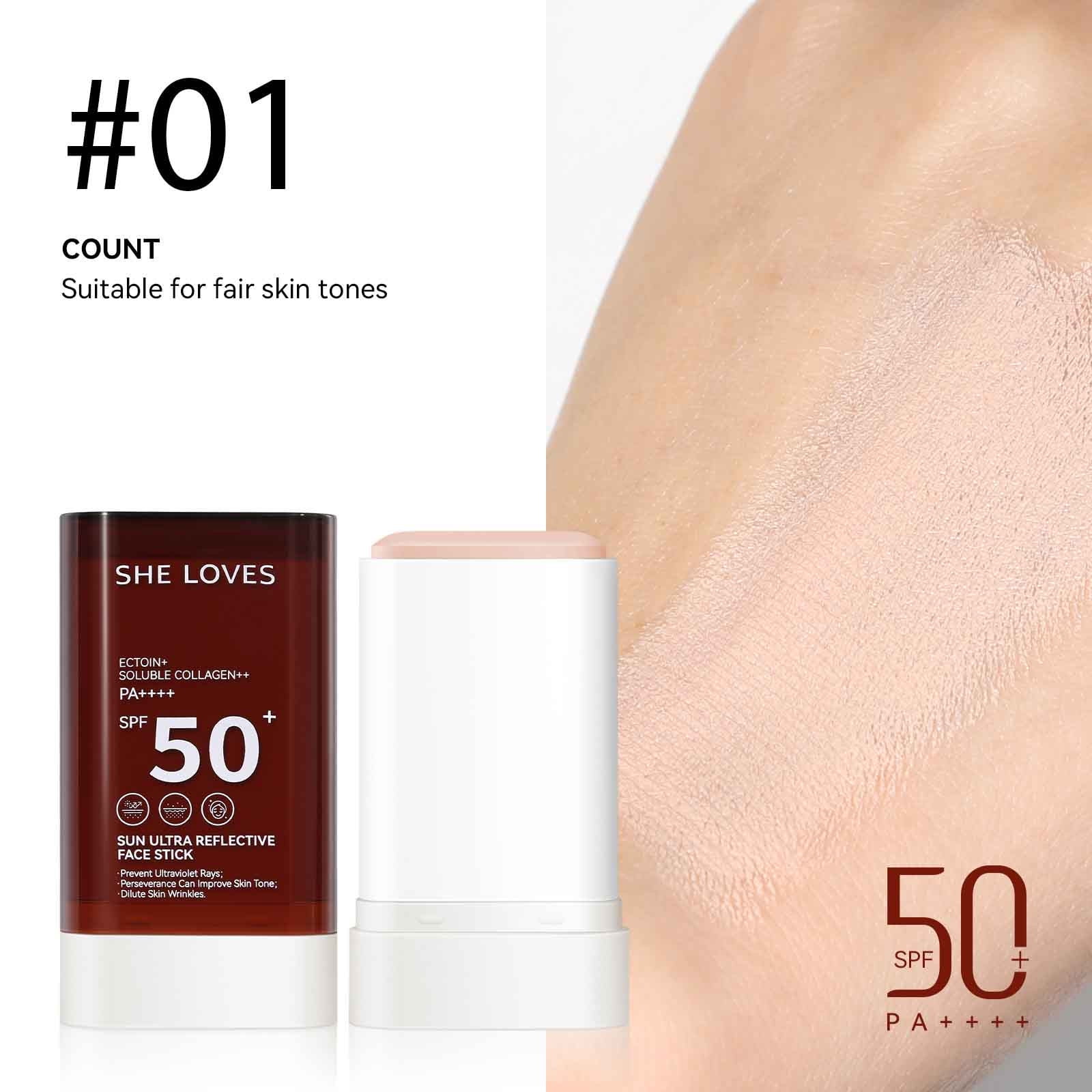 Lenkho Sales Sunscreen Foundations Stick SPF50 + Long-lasting Do Not ...