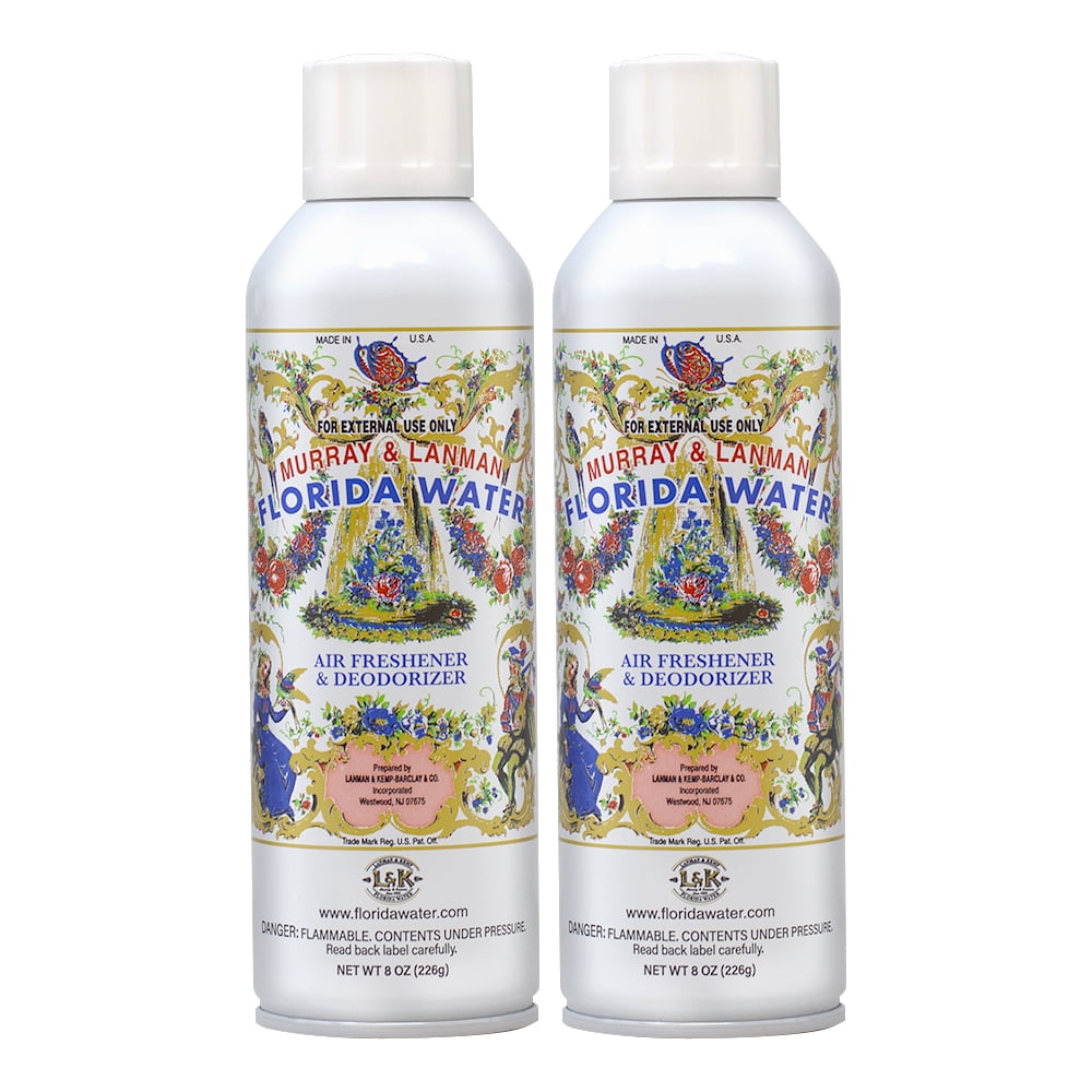 Lenman & Kemp Florida Water Air Freshener & Deodorizer 8oz (Pack of 2 ...