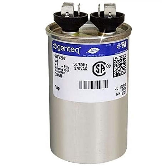 Lennox 46W16 Run Capacitor 5 Mfd 370V Round - Walmart.com