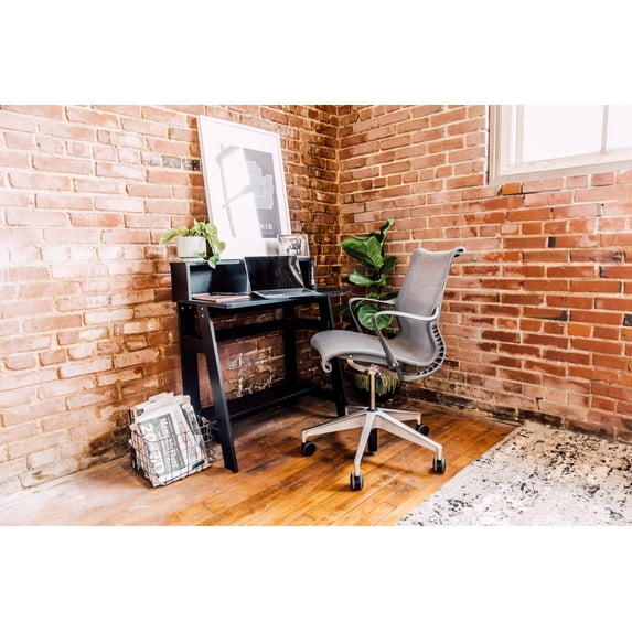Lennox Computer Desk with Hutch, Black - Walmart.com