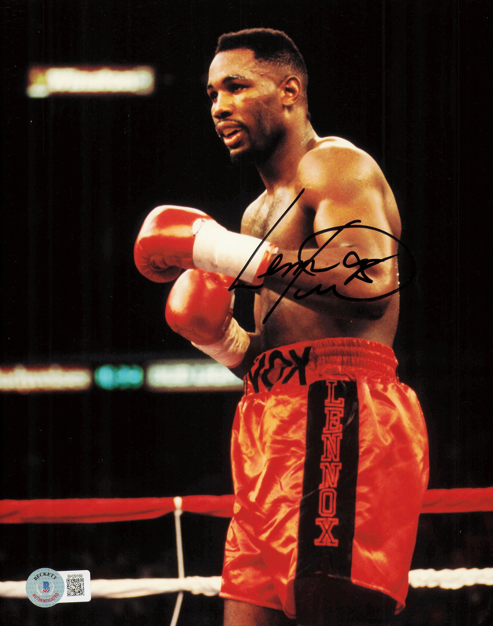 Lennox Lewis Autographed 8x10 Photo Beckett BAS QR #BH29169 - Walmart.com