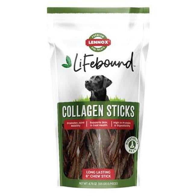 Rawhide Express 105390 6 in. Lifebound Dog Collagen Sticks - 5 Count ...