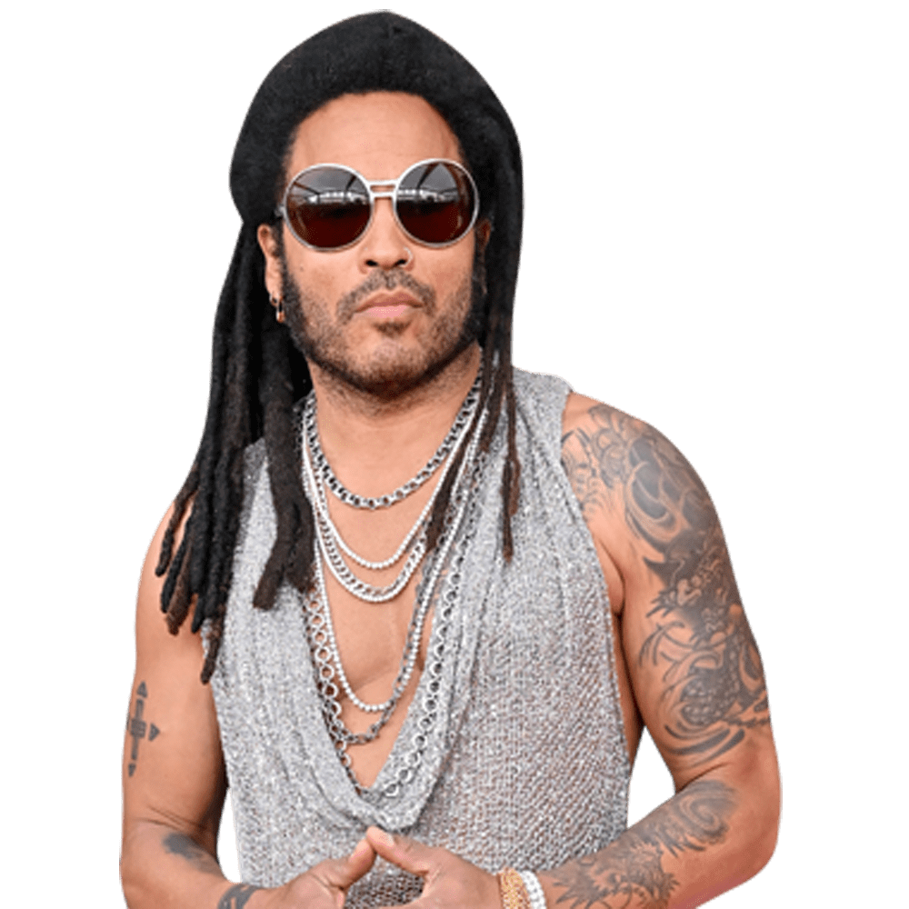 Lenny Kravitz (Chain Top) Half Body Buddy Cutout - Walmart.com