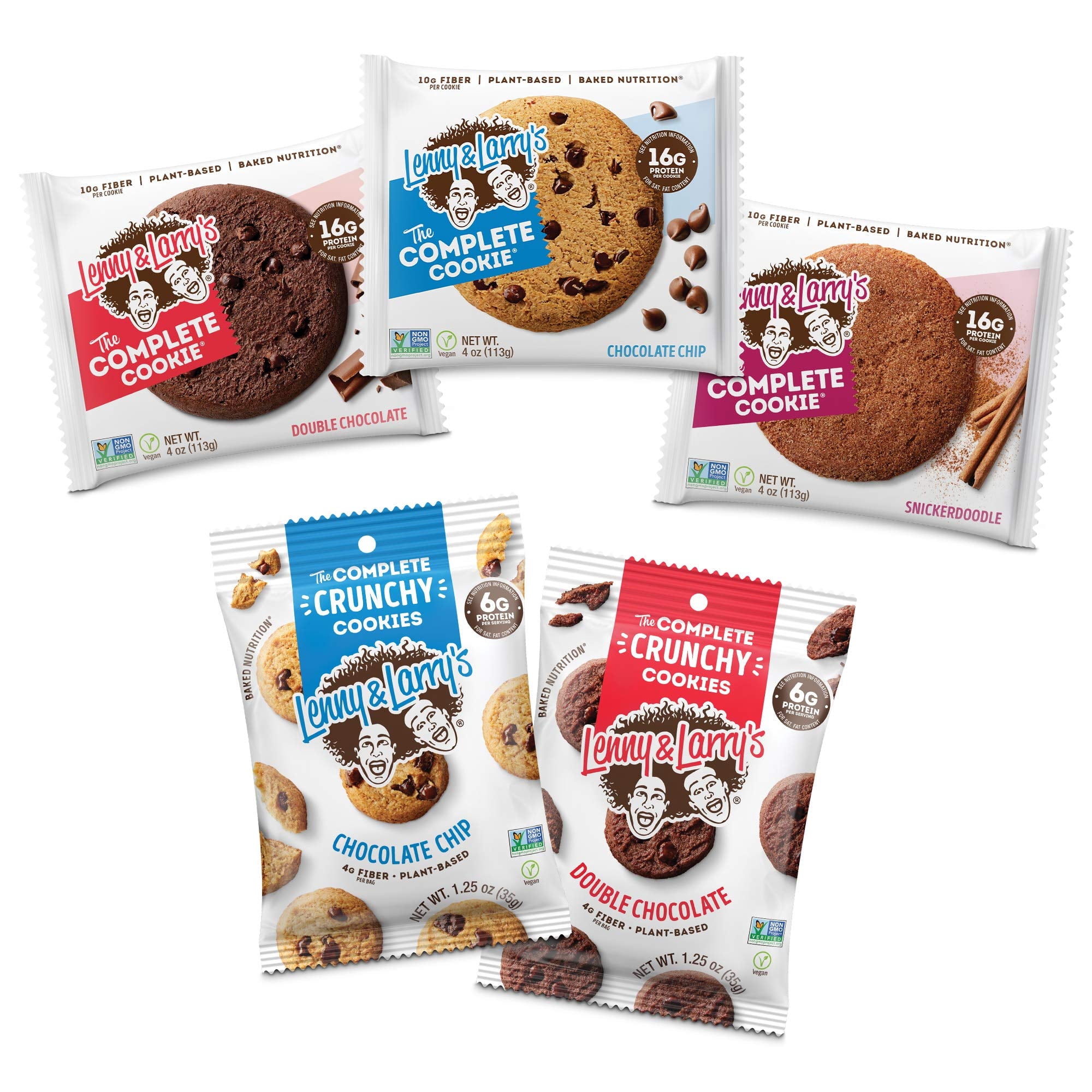 Lenny & Larry's AJH3 Complete Cookie Starter Pack, Plant Based Cookies ...