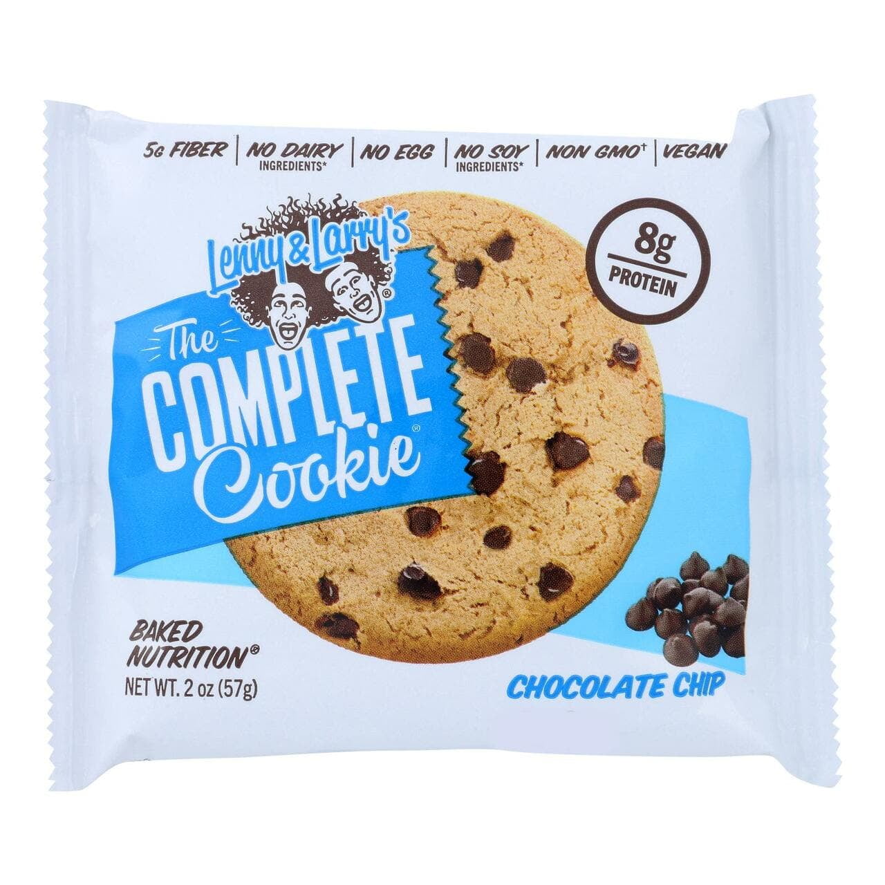 Lenny & Larry's Cookie Chocolate Chip, 2 oz | Pack of 12 - Walmart.com