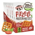 Lenny & Larry's Fitzels Protein Pretzels Snack, Pizza Palooza, 20g of ...