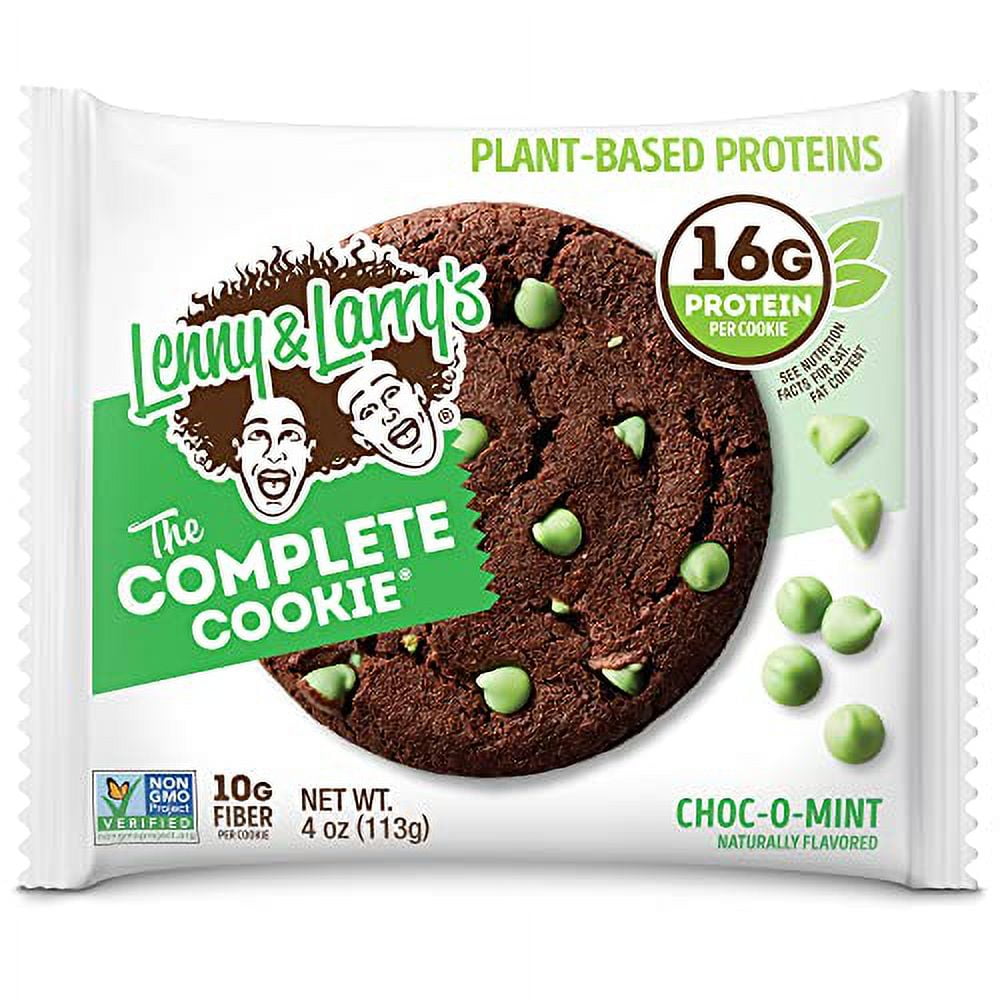 Lenny & Larry's The Complete Cookie, Choc-O-Mint, Soft Baked, 16g Plant ...