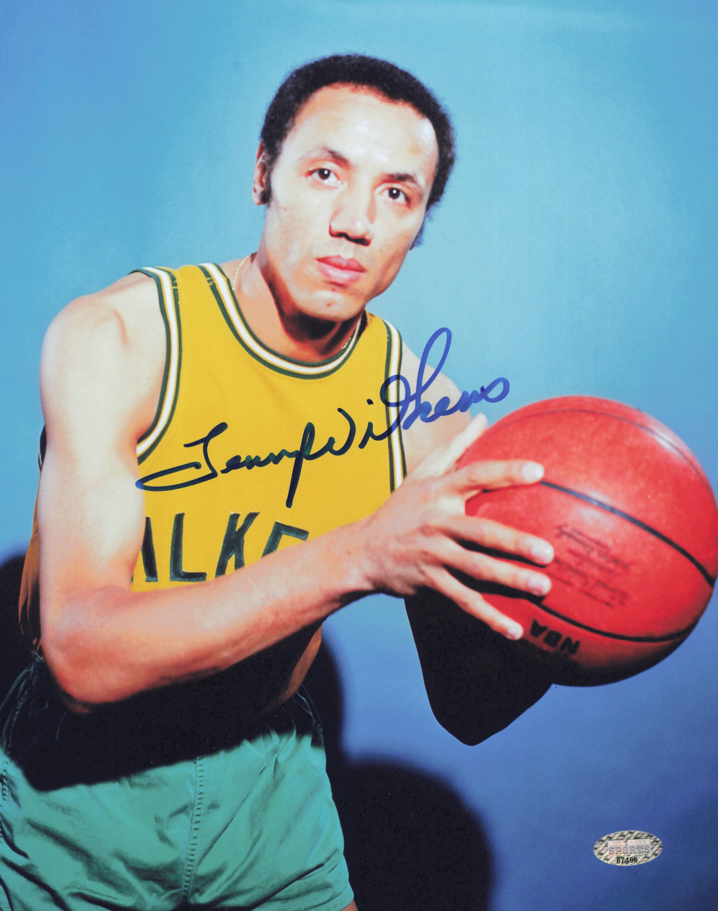 Lenny Wilkens Autographed 8x10 Photo Seattle Supersonics MCS Holo ...