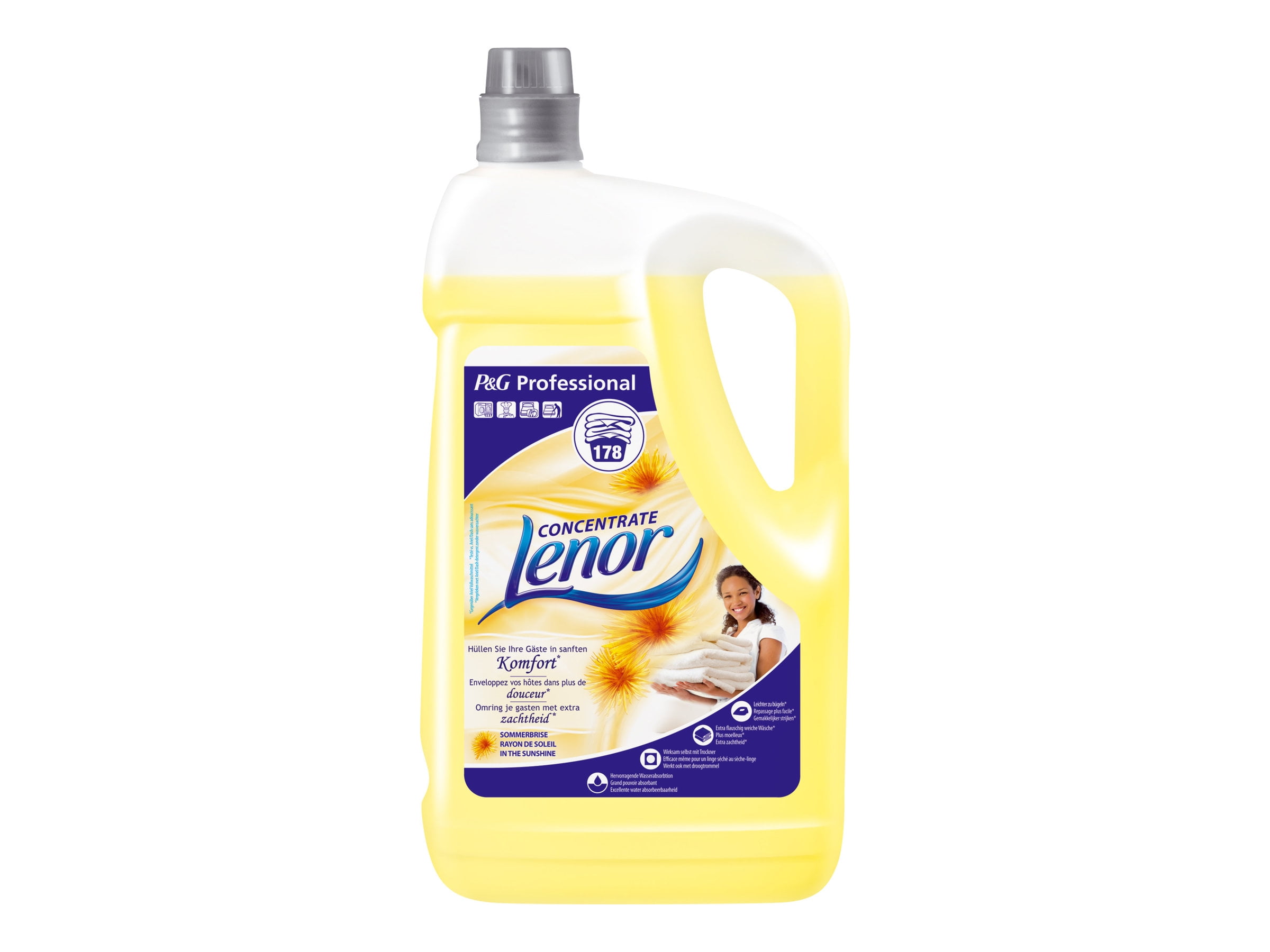 Lenor Concentrate - Softener - liquid - bottle - 1.3 gal - 178 loads ...
