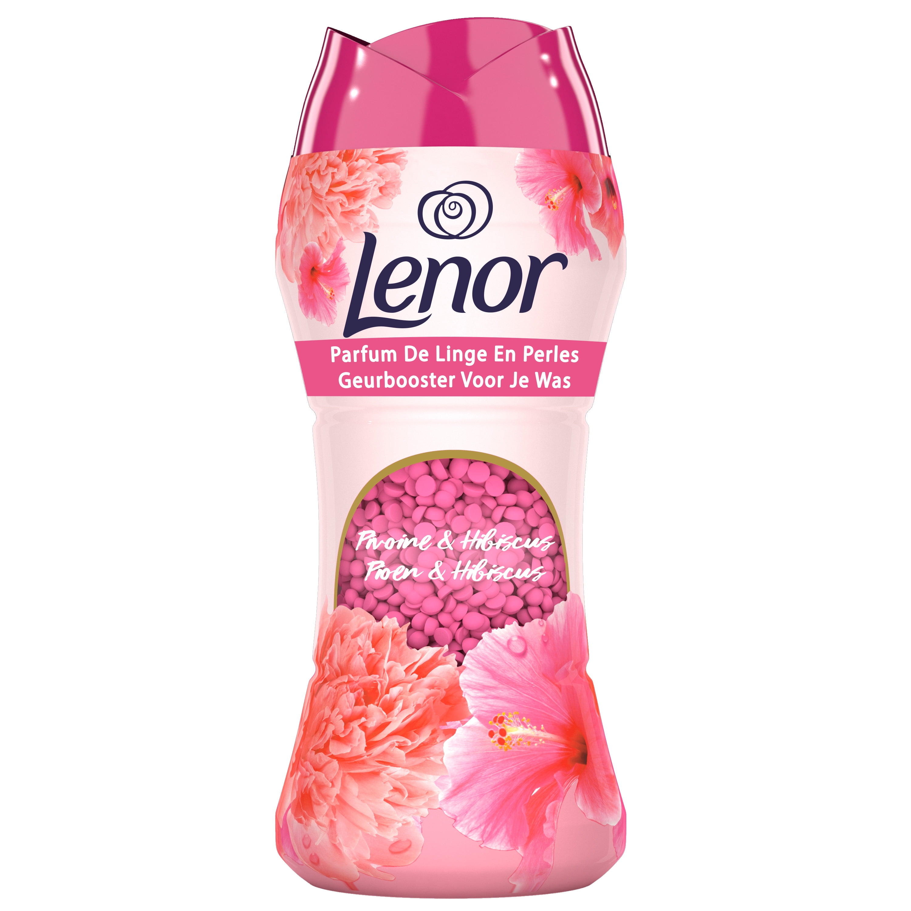 Lenor laundry scent booster pearls PEONY & HIBISCUS 210g/7.4 oz ...