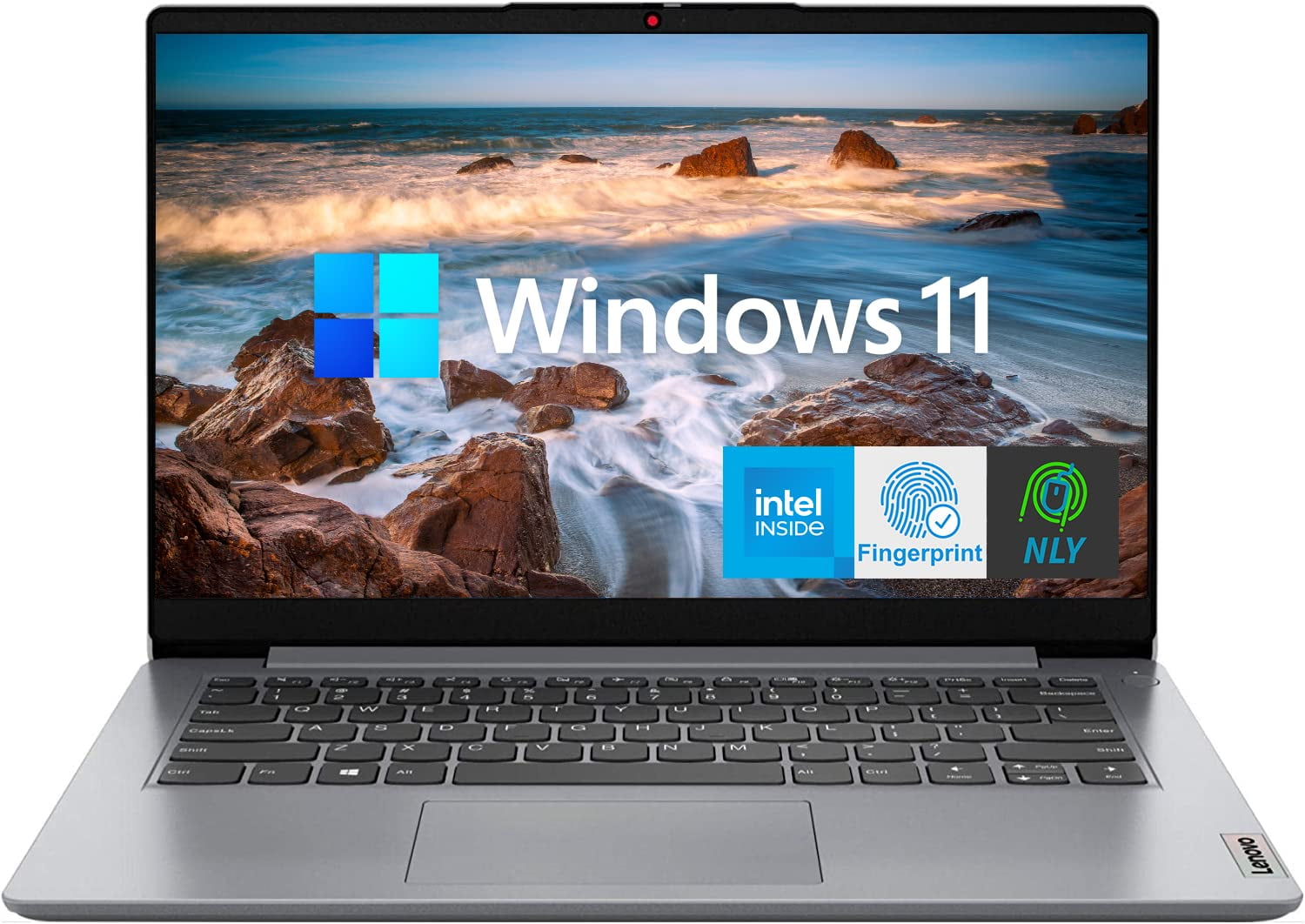 Lenovo 14" IdeaPad Laptop with Fingerprint Reader (Latest Model), Full ...