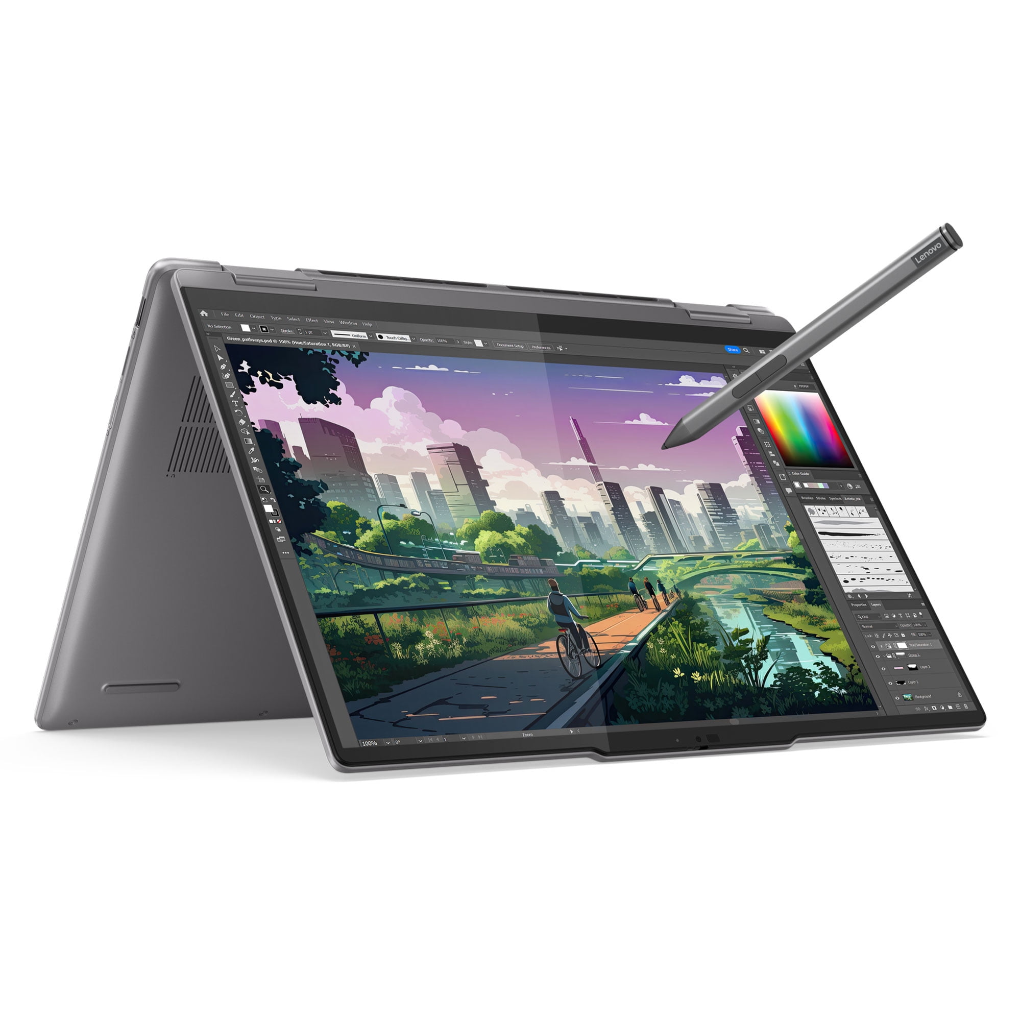 Lenovo Yoga 14" Touch Screen 2-in-1 Laptop, AMD Ryzen 7, 1TB SSD ...