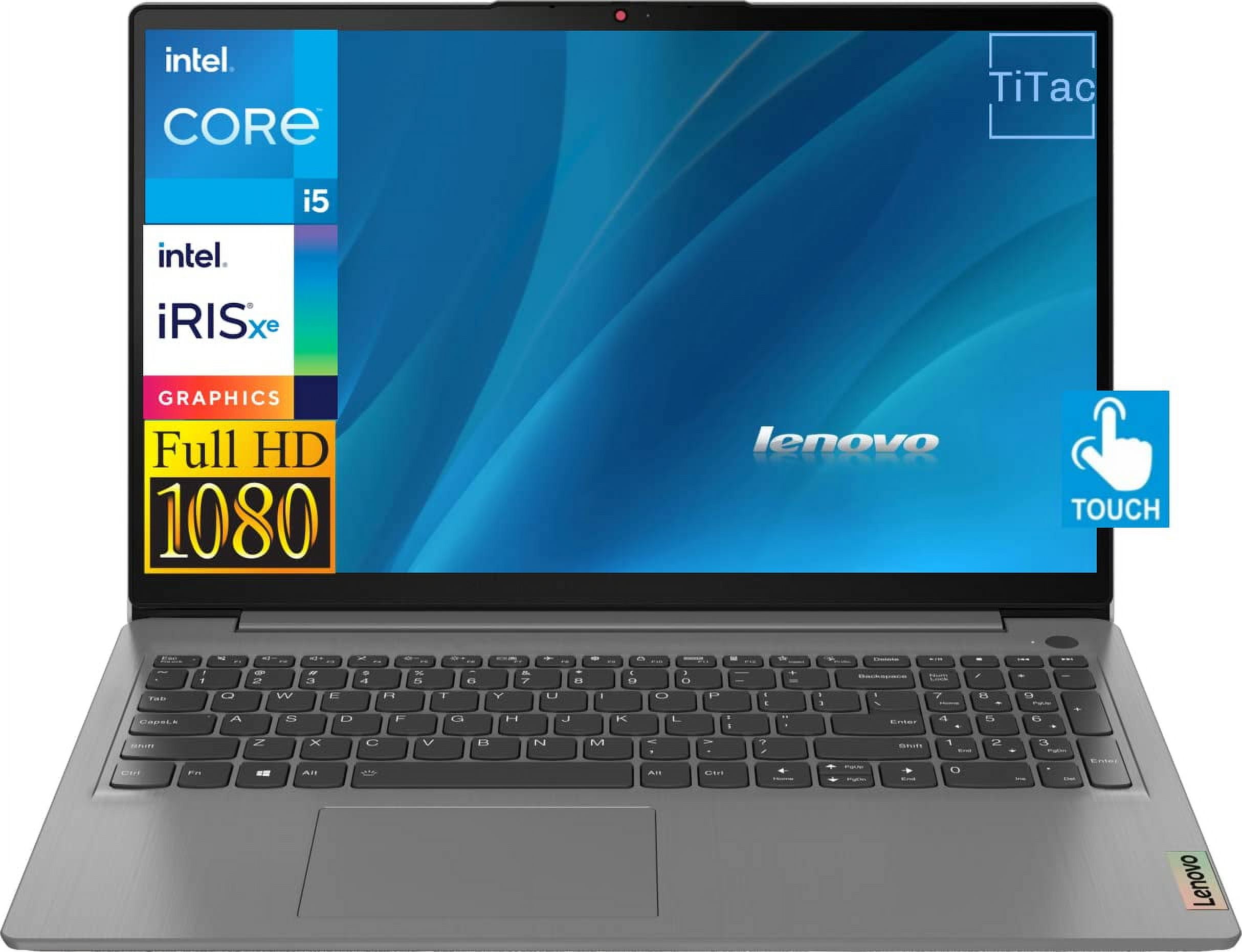 Lenovo 2023 IdeaPad 3 15.6" Full HD 1080P Touchscreen Laptop, 11th Gen ...