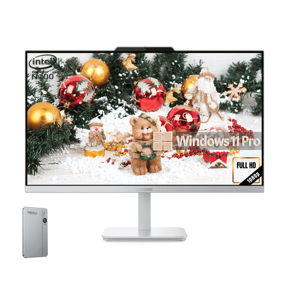 Lenovo 24" FHD All-in-One Desktop Computer for Home & Office, Intel ...