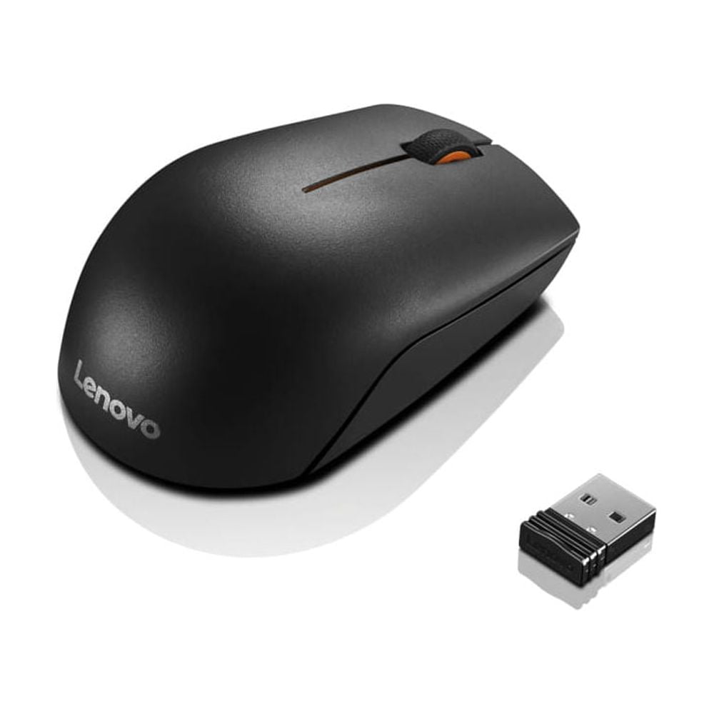 Lenovo 300 Wireless Compact Computer Mouse - Black, 1000 dpi, 3 buttons ...