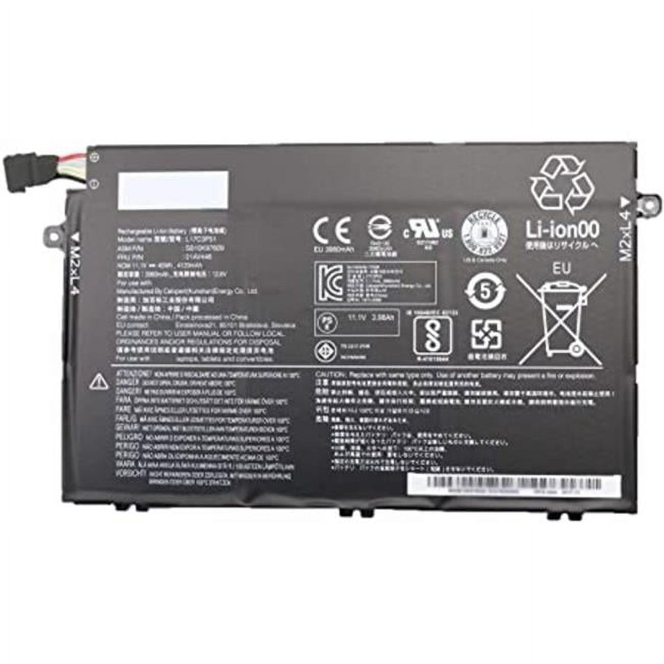 Lenovo 3C 11.10V 4.05Ah 45W Battery for Lenovo Think Pad for E480 E485 ...