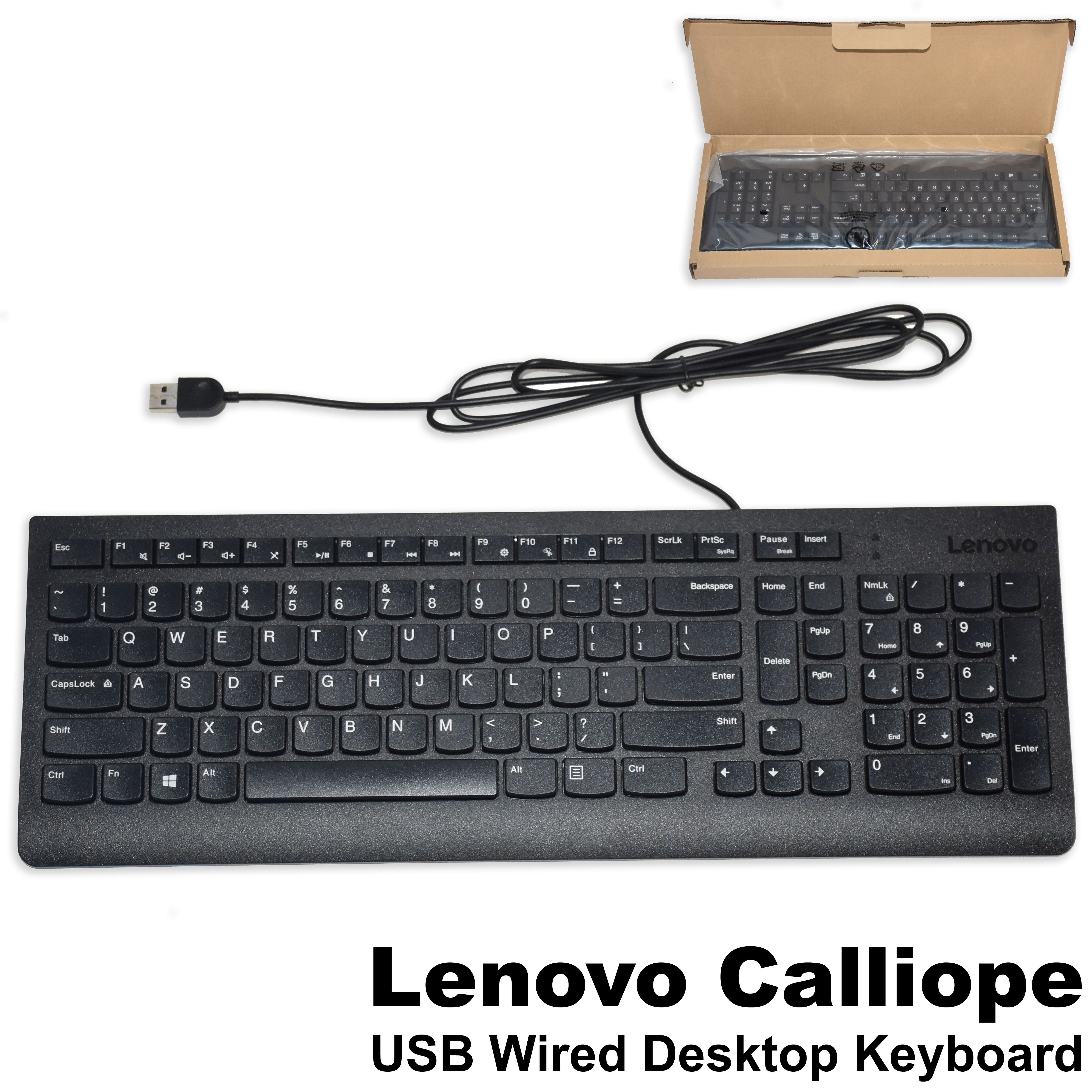 Lenovo Calliope SK-8823 USB Wired Desktop Keyboard: Electronics ...