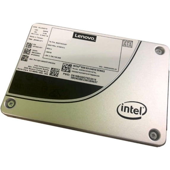 Lenovo D3-S4610 1.92TB 2.5" SATA Mixed Use Internal SSD Drive 4XB7A13636 - Walmart.com