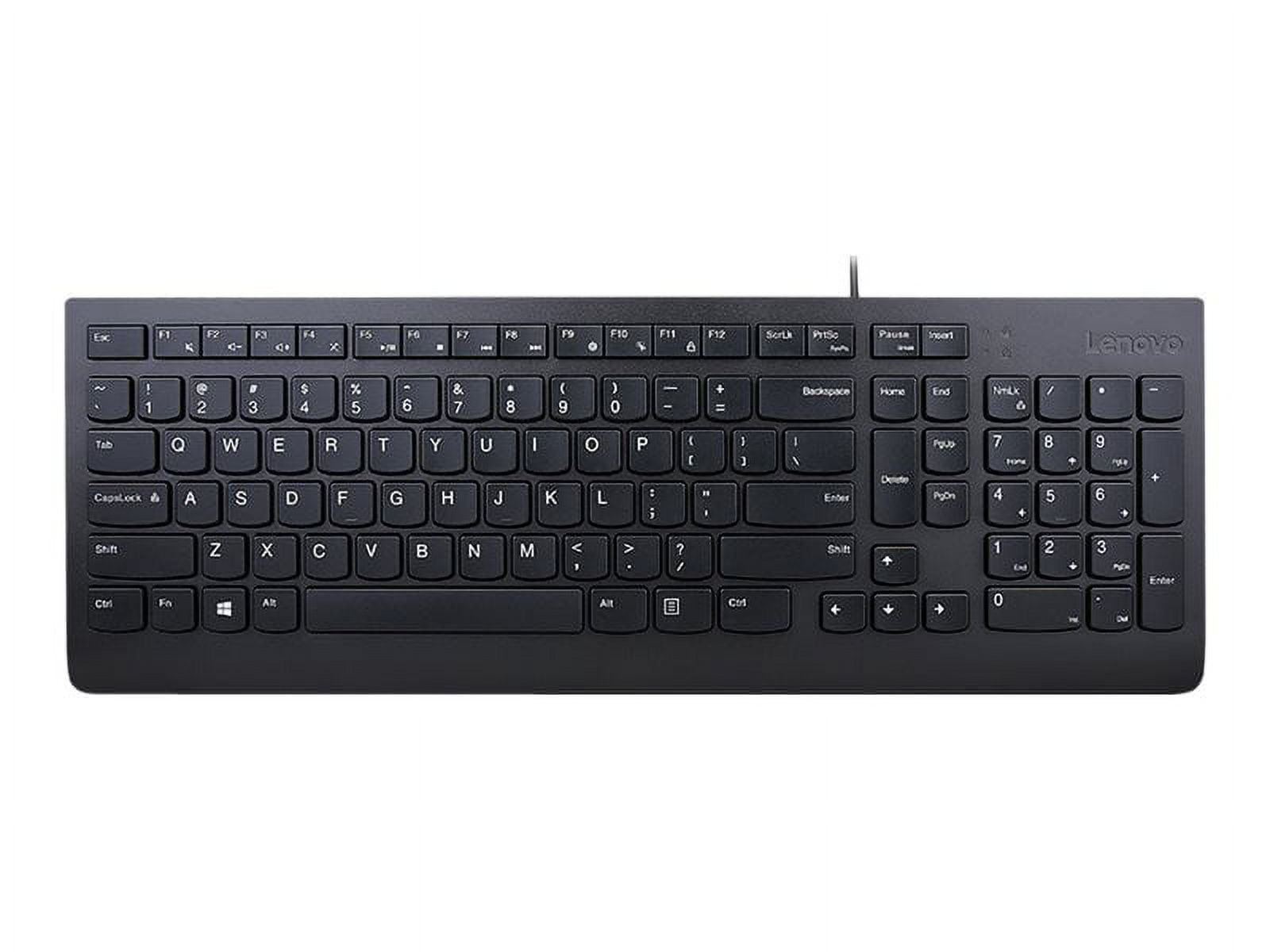 Lenovo Essential - Keyboard - USB - Canadian French - black - OEM ...