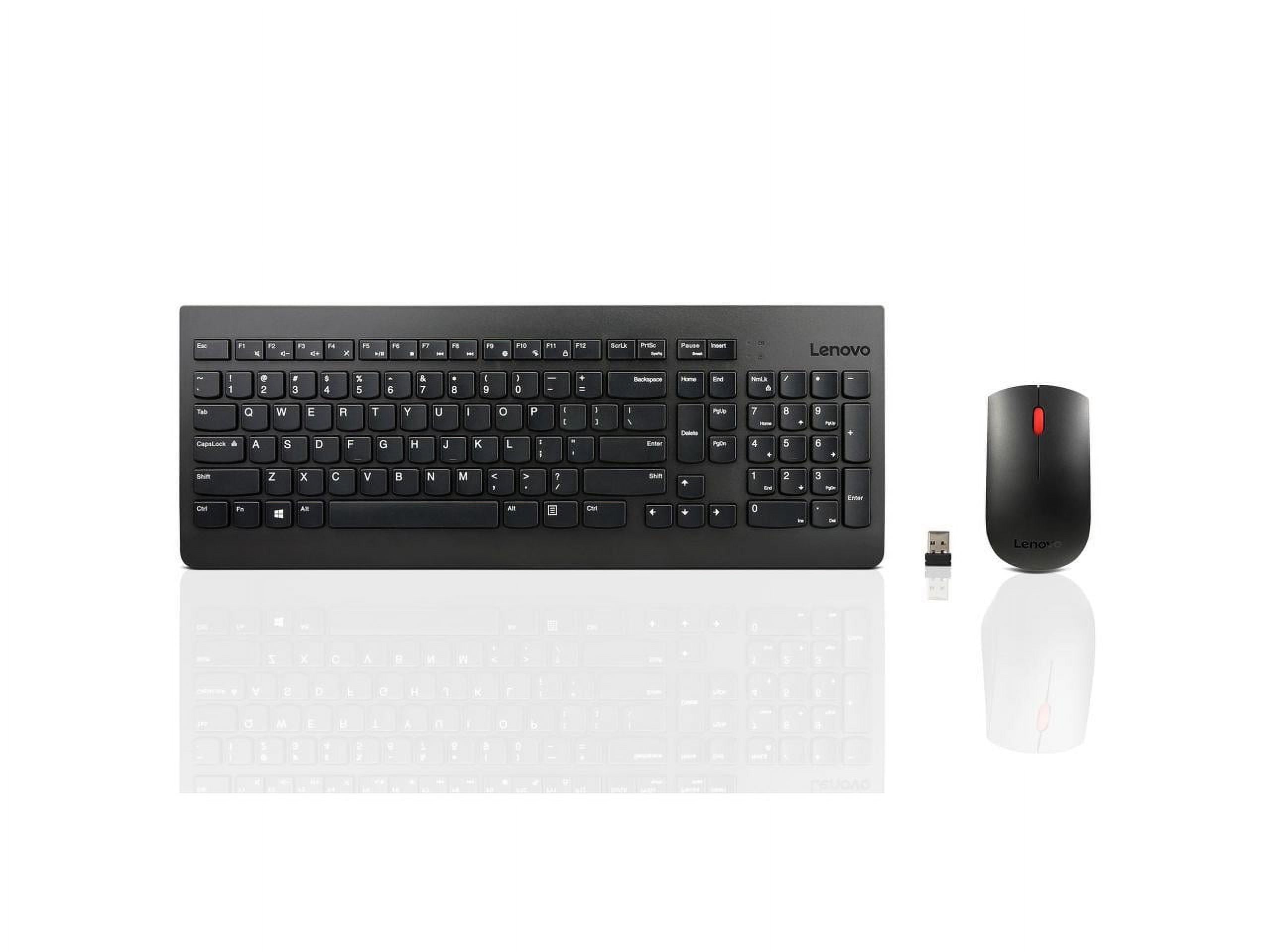 Lenovo Essential Wireless Combo Keyboard & Mouse, GB - Walmart.com