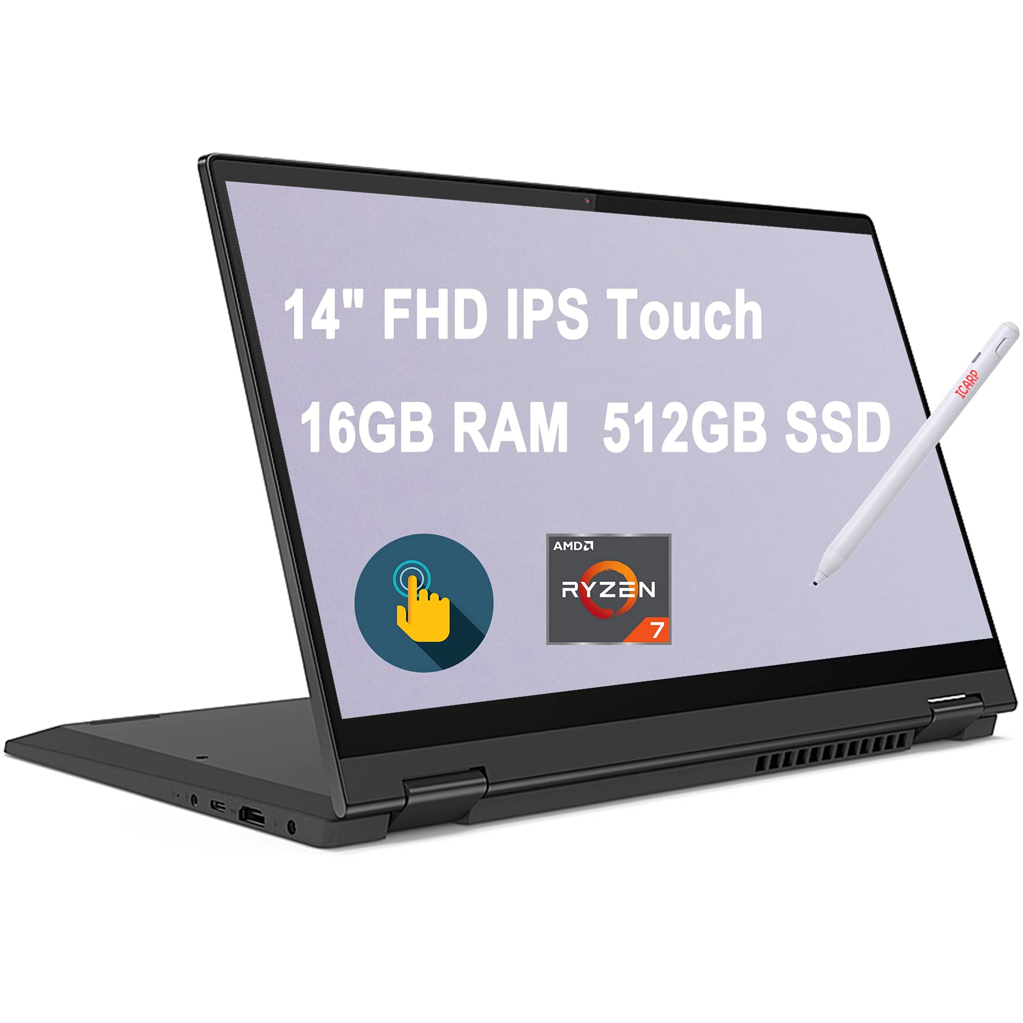 Lenovo Flagship 2021 Flex 5 14 2 in 1 Laptop 14" FHD IPS Touchscreen ...