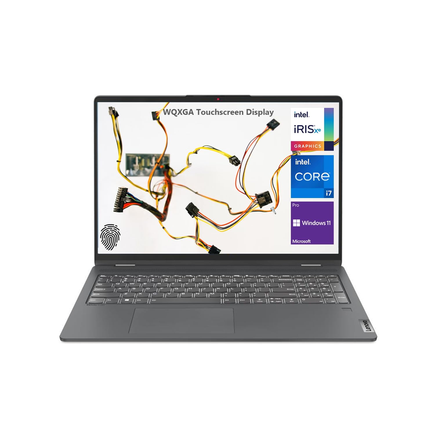 Lenovo Flex Business 2.5K 16" 2-in-1 Laptop, Touchscreen Display, Intel Core i7-1255U Processor ...