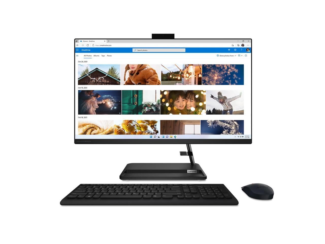Lenovo IdeaCentre AIO All-in-One Desktop 2024 New ~ 27" FHD IPS ...