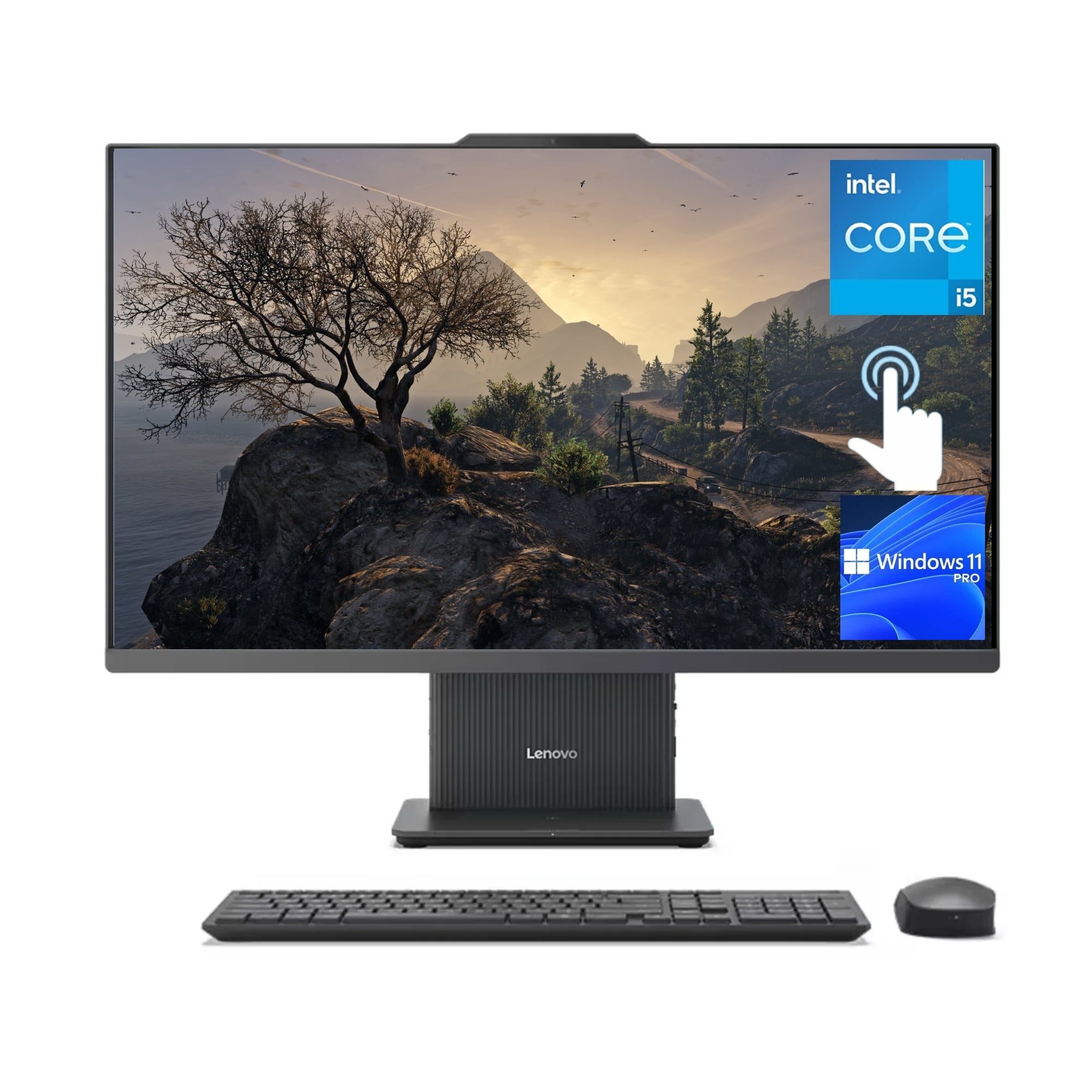 Lenovo IdeaCentre Business All-in-One, 27" FHD Touchscreen 100Hz,Intel ...