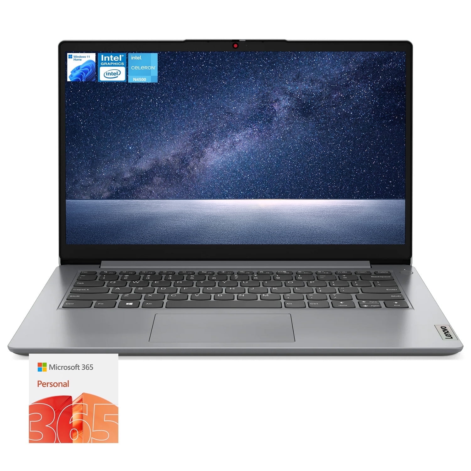 Lenovo IdeaPad 1 14" HD Intel Laptop, 12GB RAM 640GB Storage (128GB ...