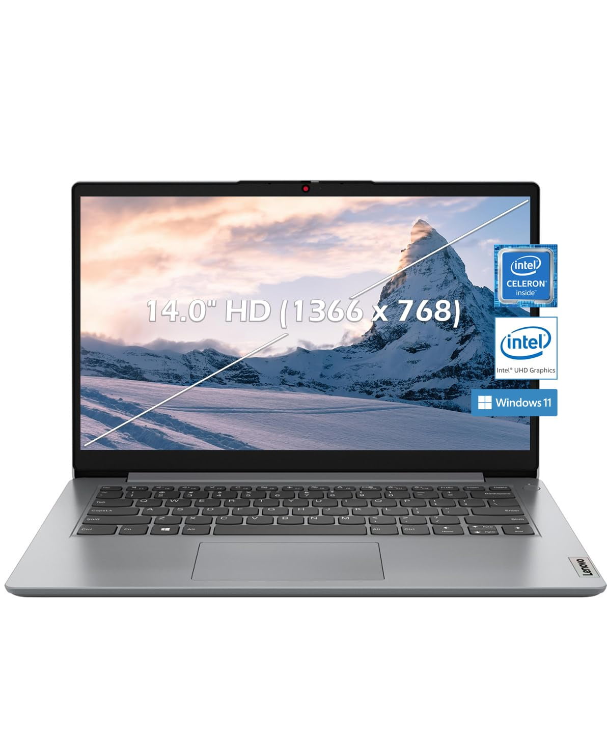 Lenovo IdeaPad 1 14 Laptop, 14.0" HD(1366 x 768) Screenp, Intel Celeron ...