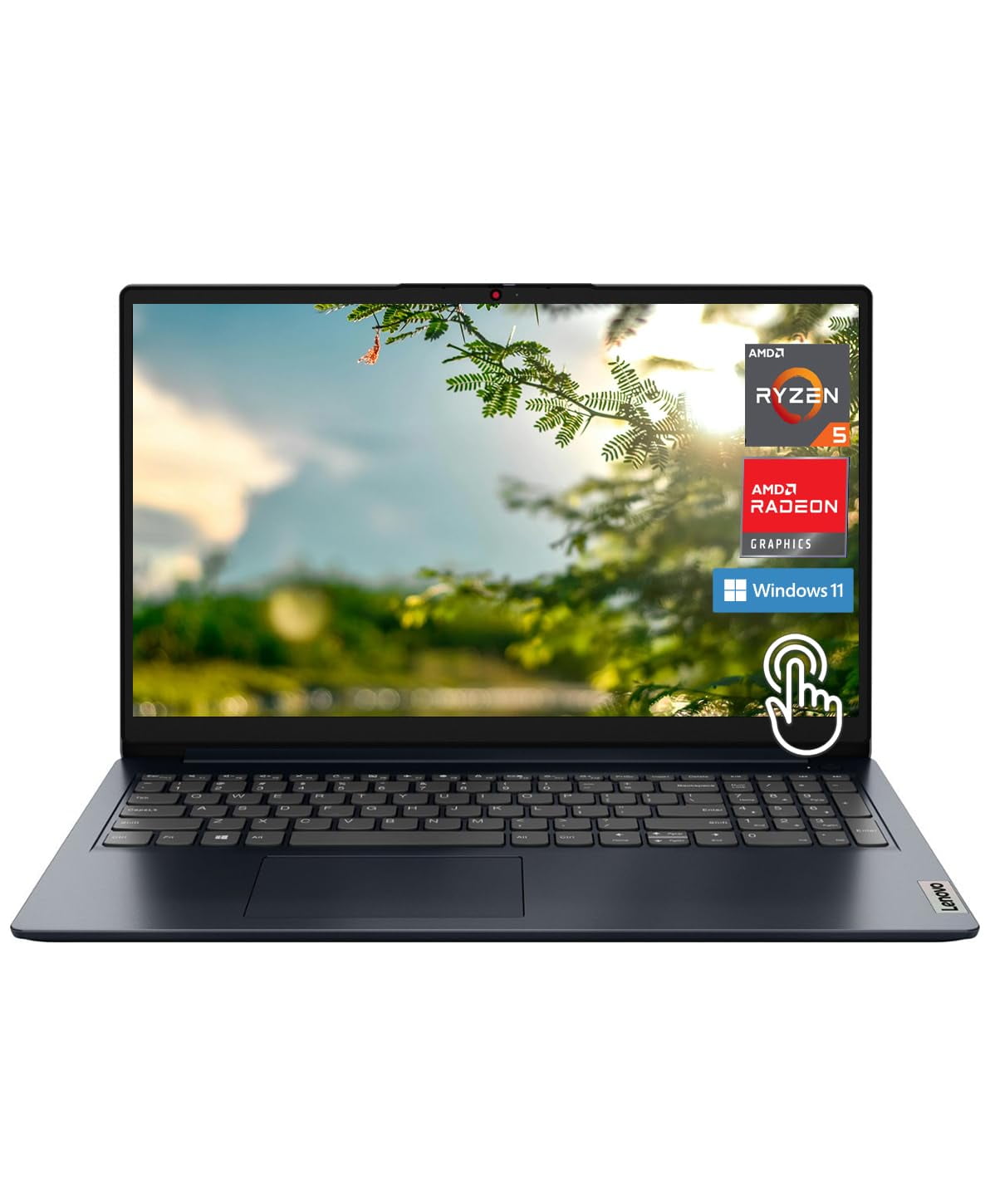 Lenovo IdeaPad 1 15.6" FHD (1920x1080) Touchscreen Laptop, AMD Ryzen 5 ...