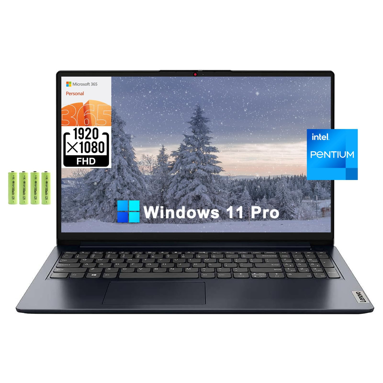 Lenovo IdeaPad 1 15.6" FHD Business Laptop[Windows 11 Pro S], Quad Core ...