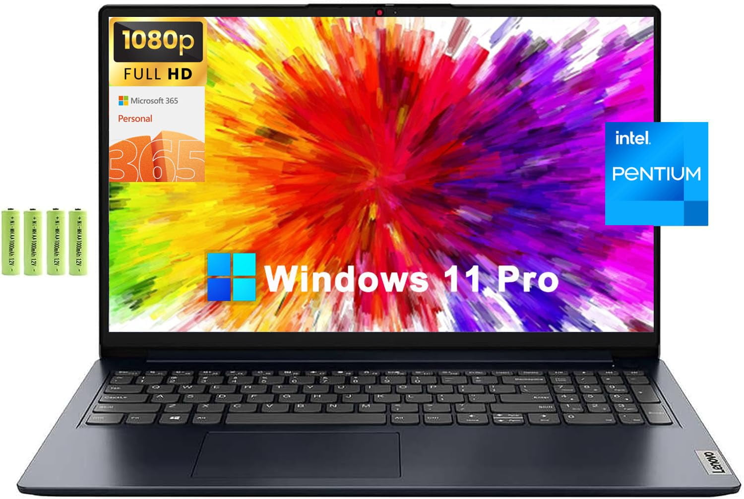 Lenovo IdeaPad 1 15.6" FHD Business Laptop[Windows 11 Pro S], Quad Core ...