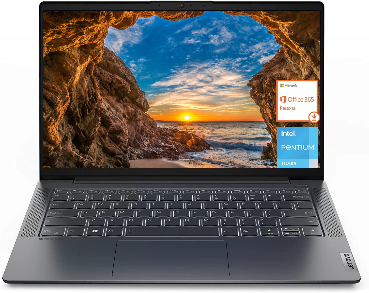 "Lenovo IdeaPad 1, 15.6"" FHD, Intel Quad-Core Pentium N6000, 12GB RAM ...