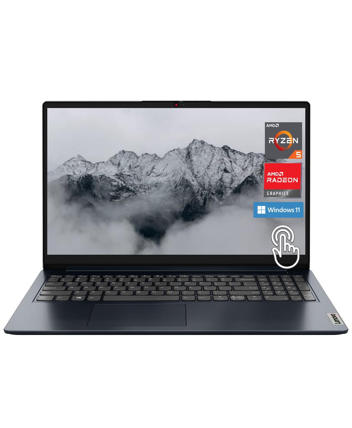 Lenovo IdeaPad 1 15.6" Laptop, FHD (1920x1080) Touchscreen Display, AMD ...