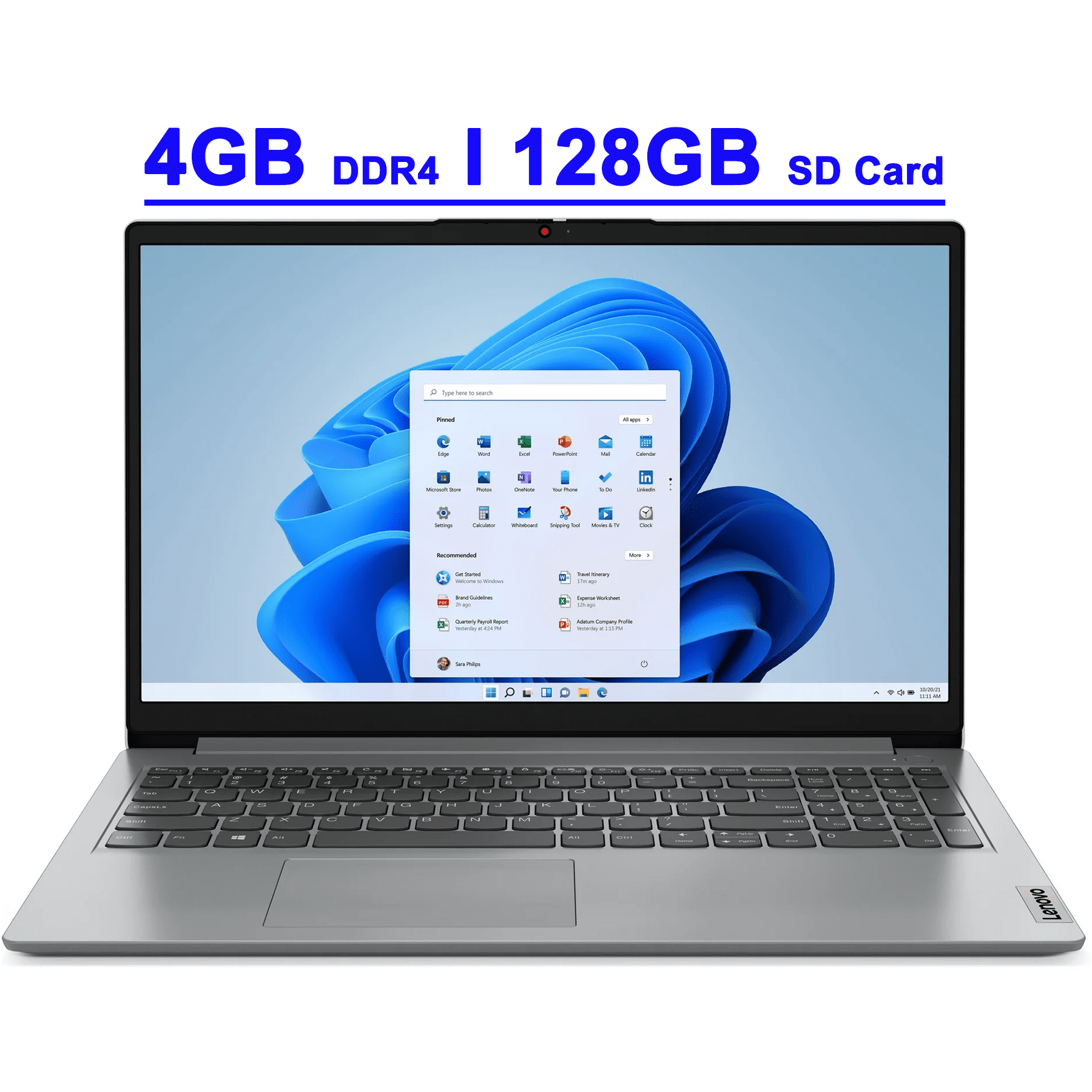 Lenovo IdeaPad 1 Premium Student Laptop 15.6" HD Anti-glare Intel ...