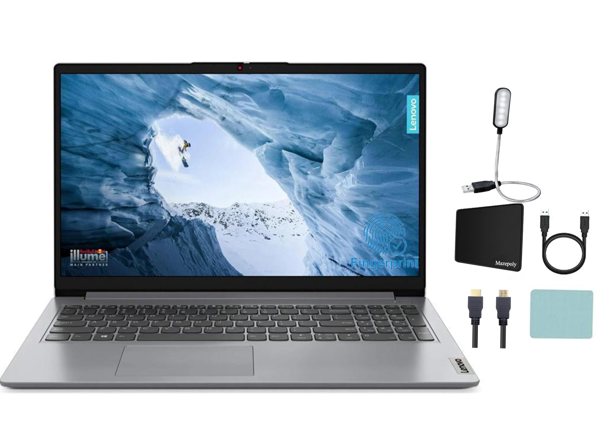 Lenovo IdeaPad 1i 15.6" FHD PC Laptops, Intel Core i3-1215U, 16GB RAM ...