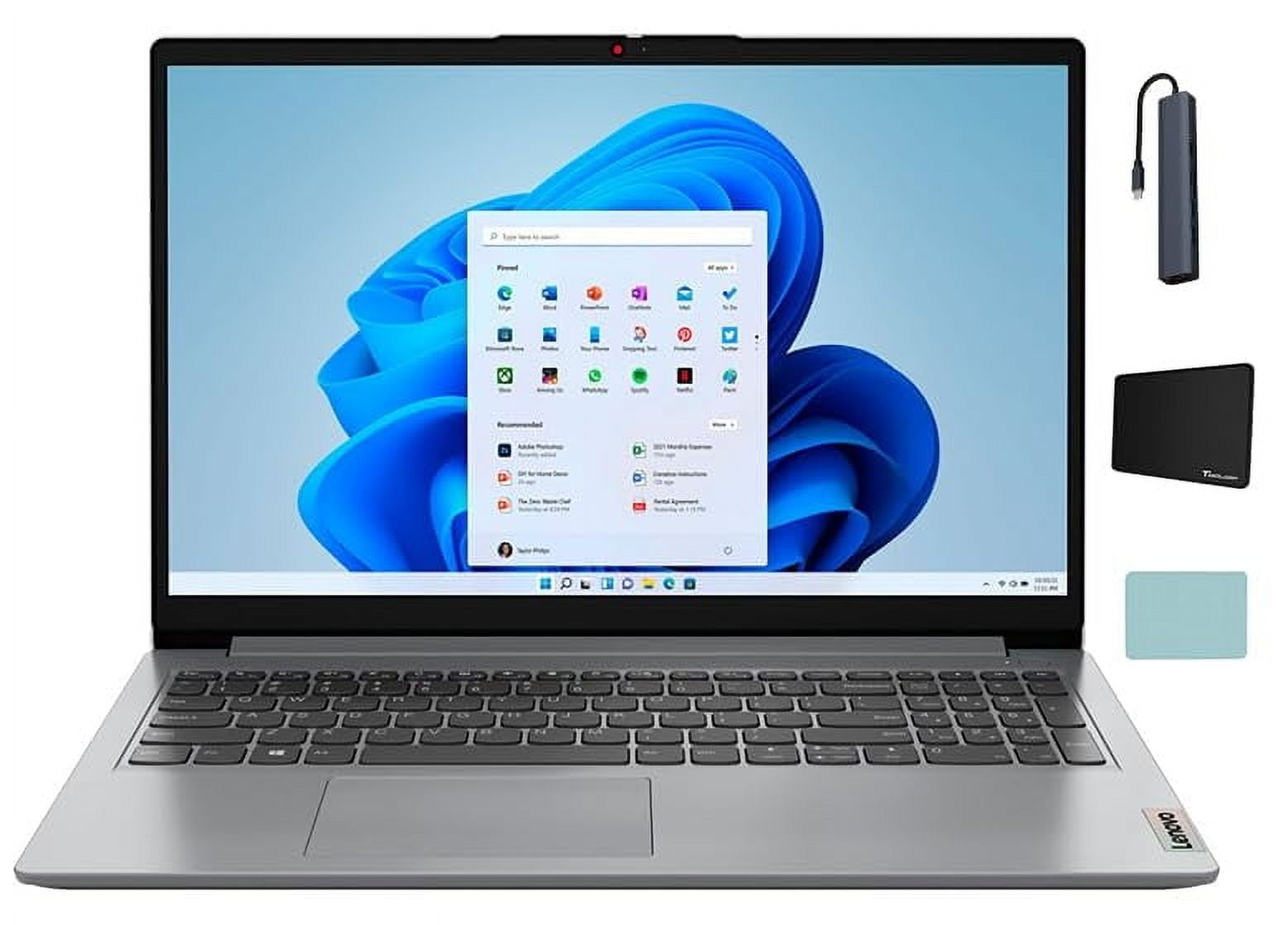 Lenovo IdeaPad 1i 15.6" Full HD Touchscreen Laptop, Intel Core i3-1215U ...